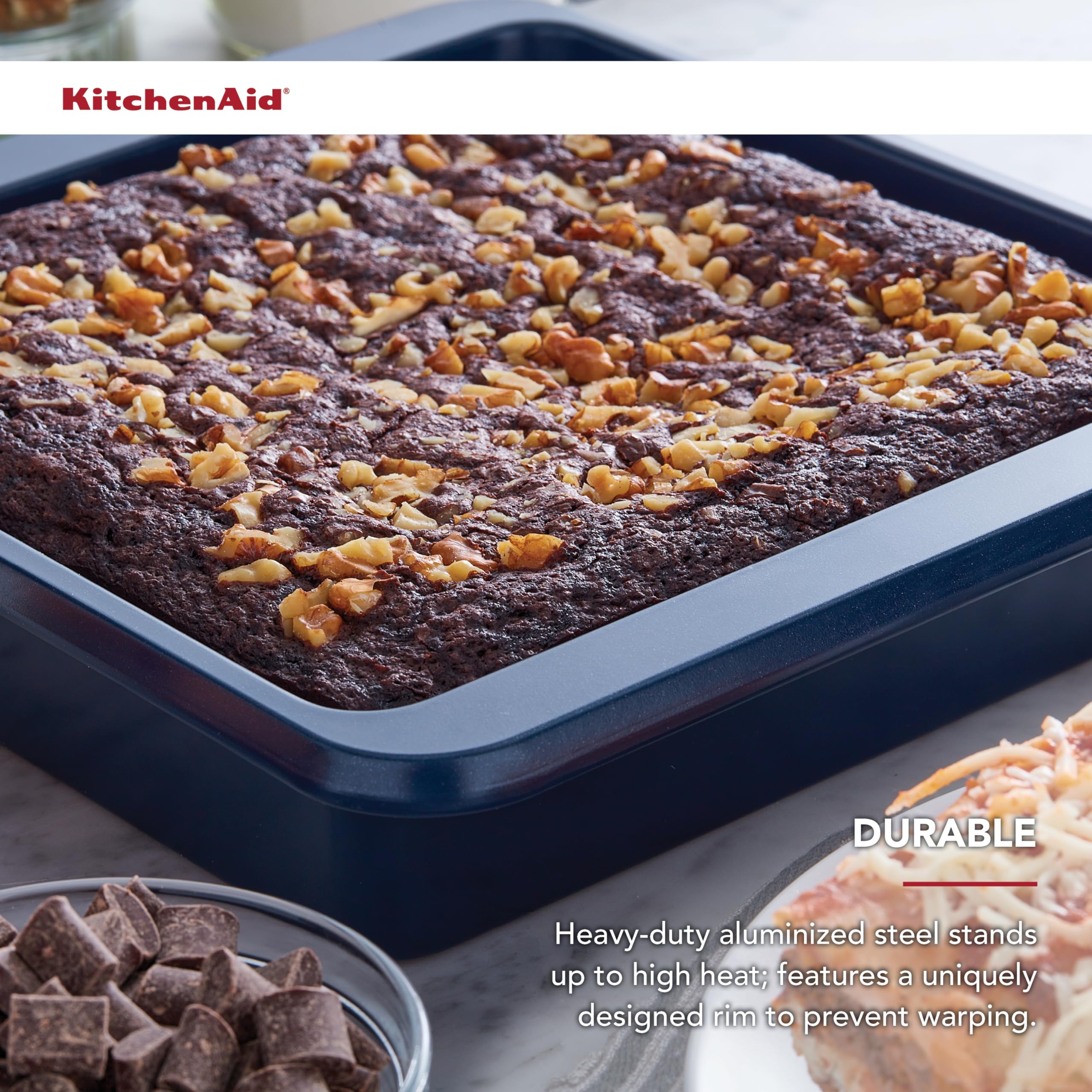 Snapklik.com : KitchenAid Nonstick Square Cake Pan