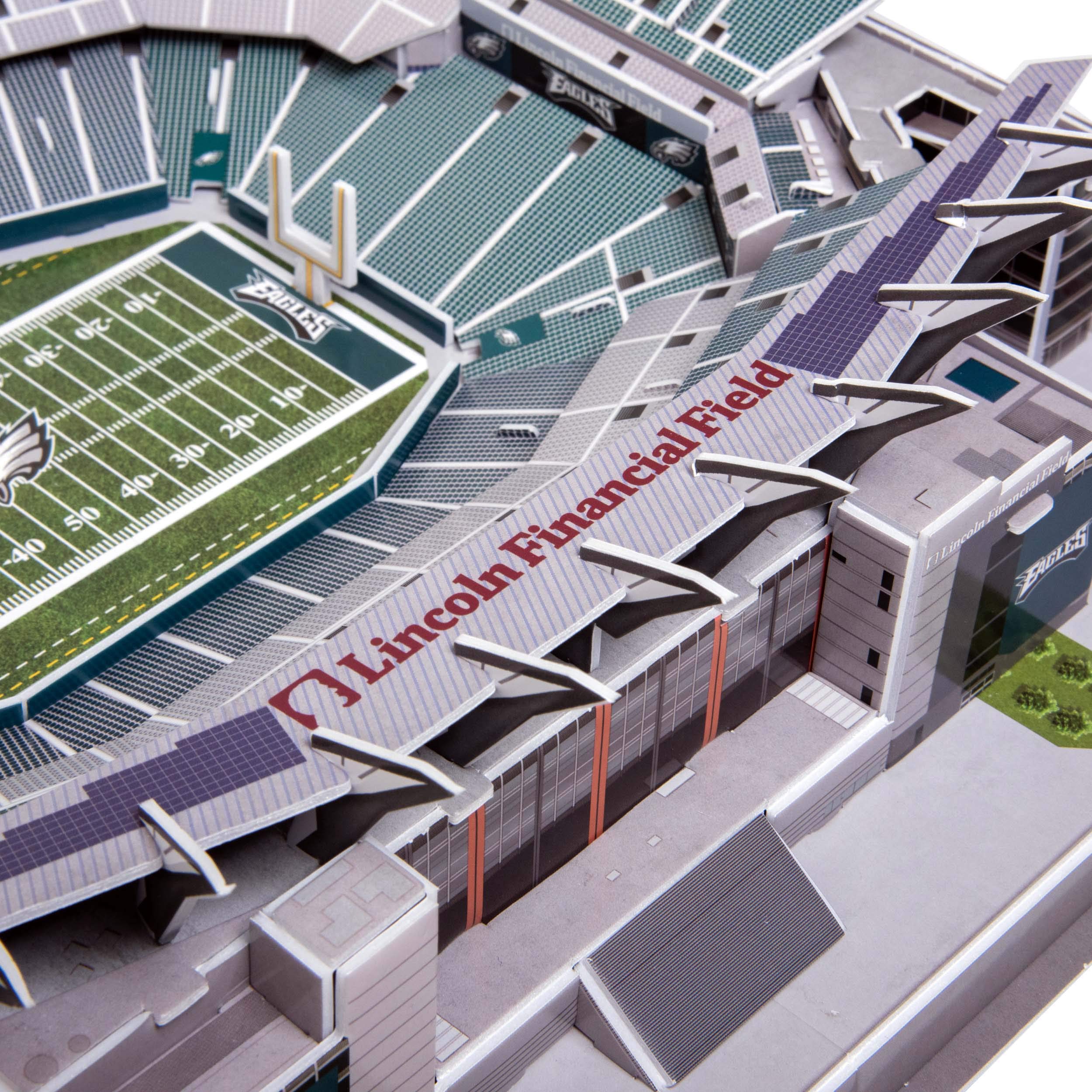 NFL Philadelphia Eagles Team Football Stadium PZLZ 3D Paper Model ...