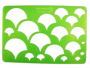 Amazon.com: flexiShape Mermaid Scales Template