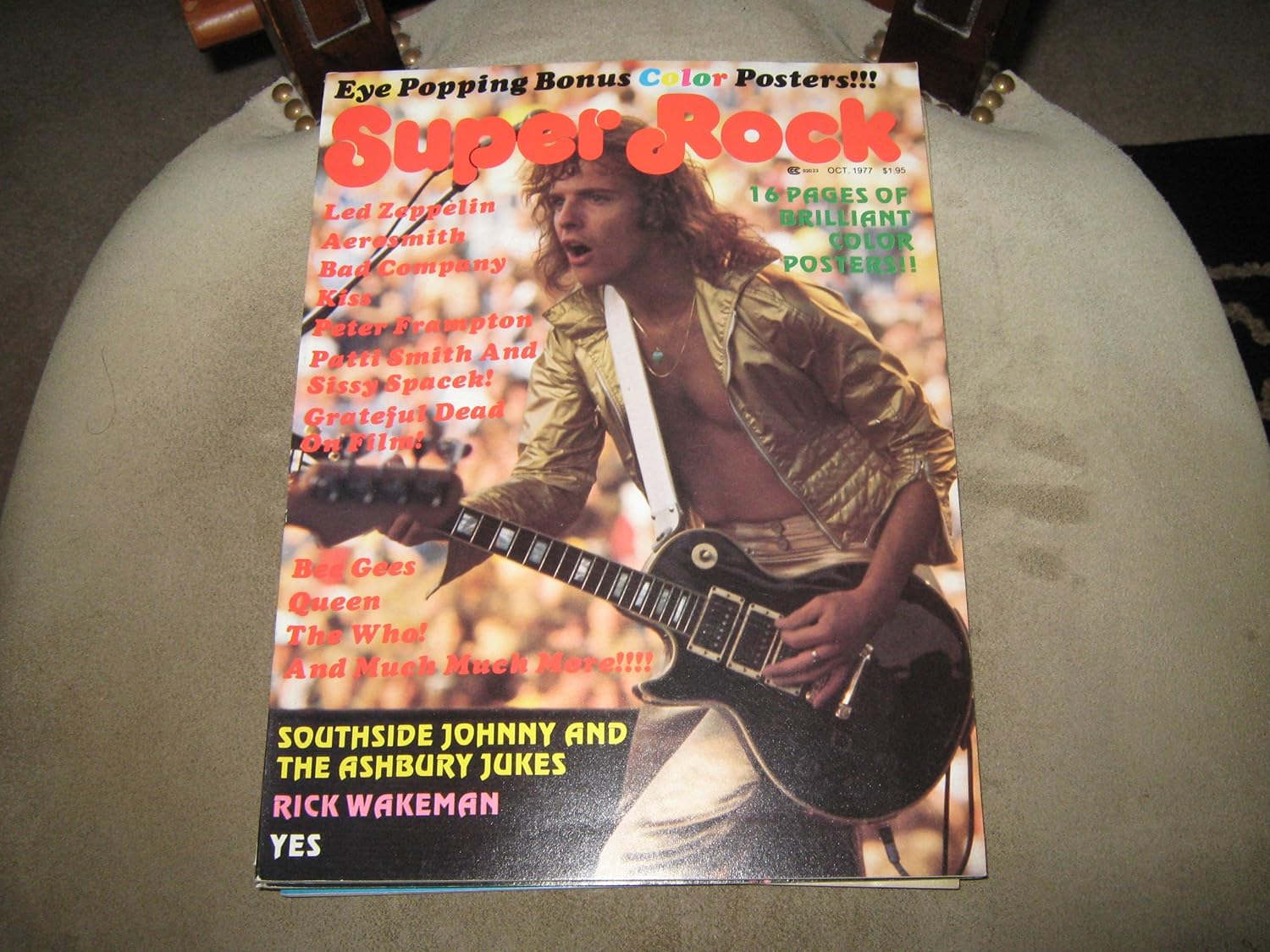 Super Rock Magazine (Color Posters) (Kiss ,Led Zeppelin , Aerosmith ...