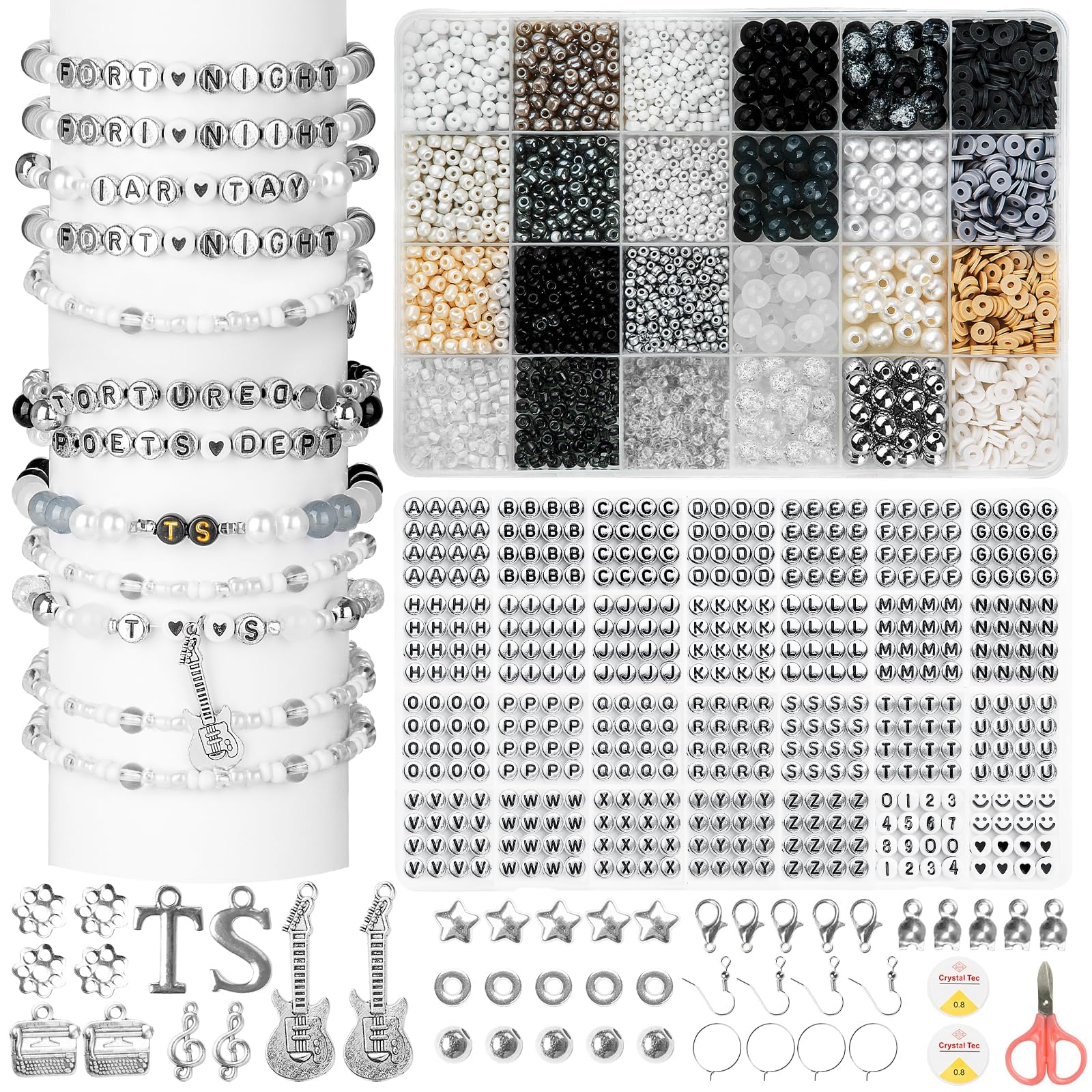 Amazon.com: Goldwise Friendship Bracelet Kit 2 Boxes-3814 Pcs New Album ...