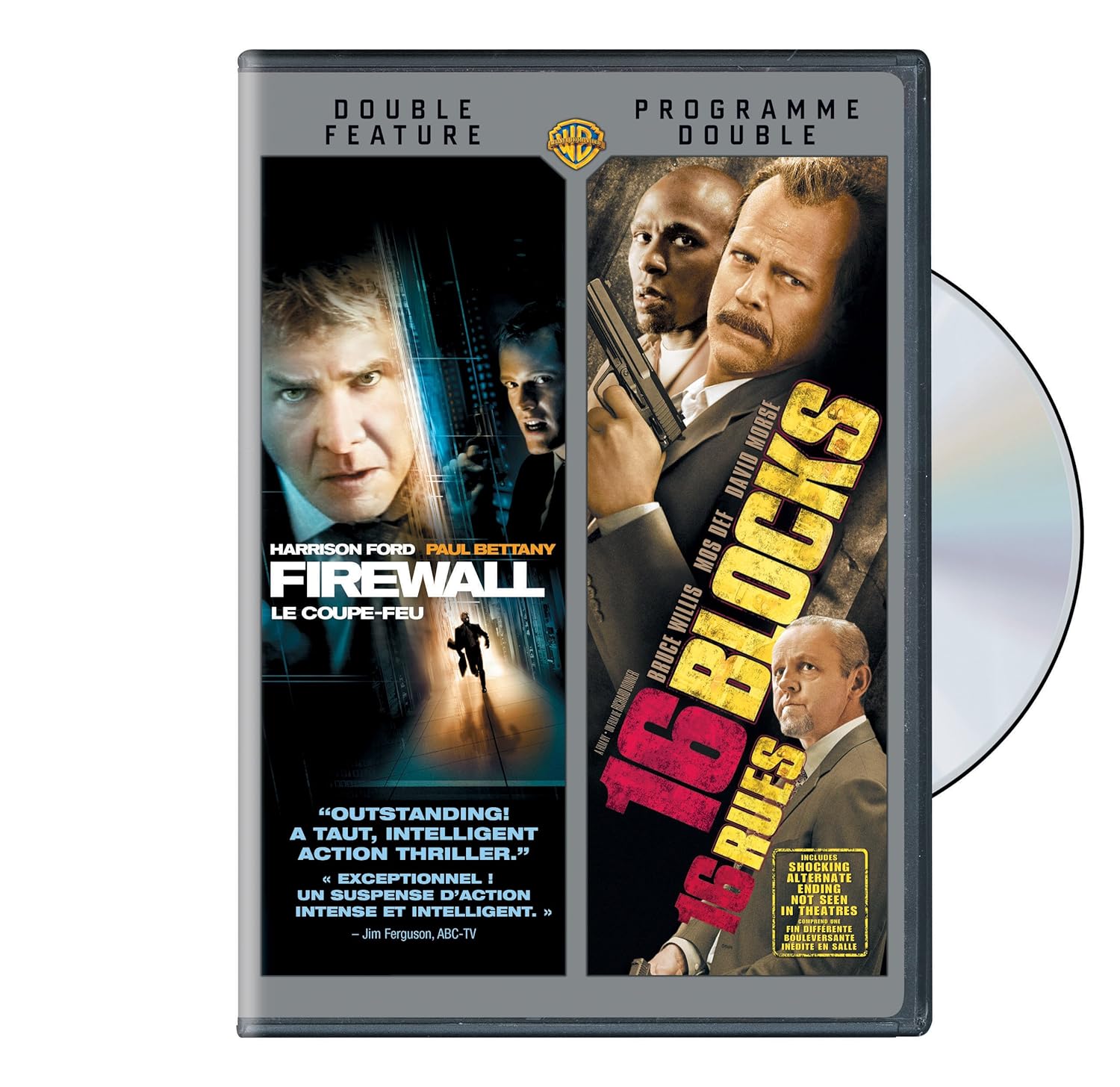 Amazon.com: Firewall / 16 Blocks (Double Feature) : Harrison Ford ...