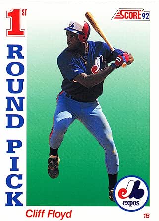 1992 SCORE CLIFF FLOYD ROOKIE CARD at Amazon's Sports Collectibles Store