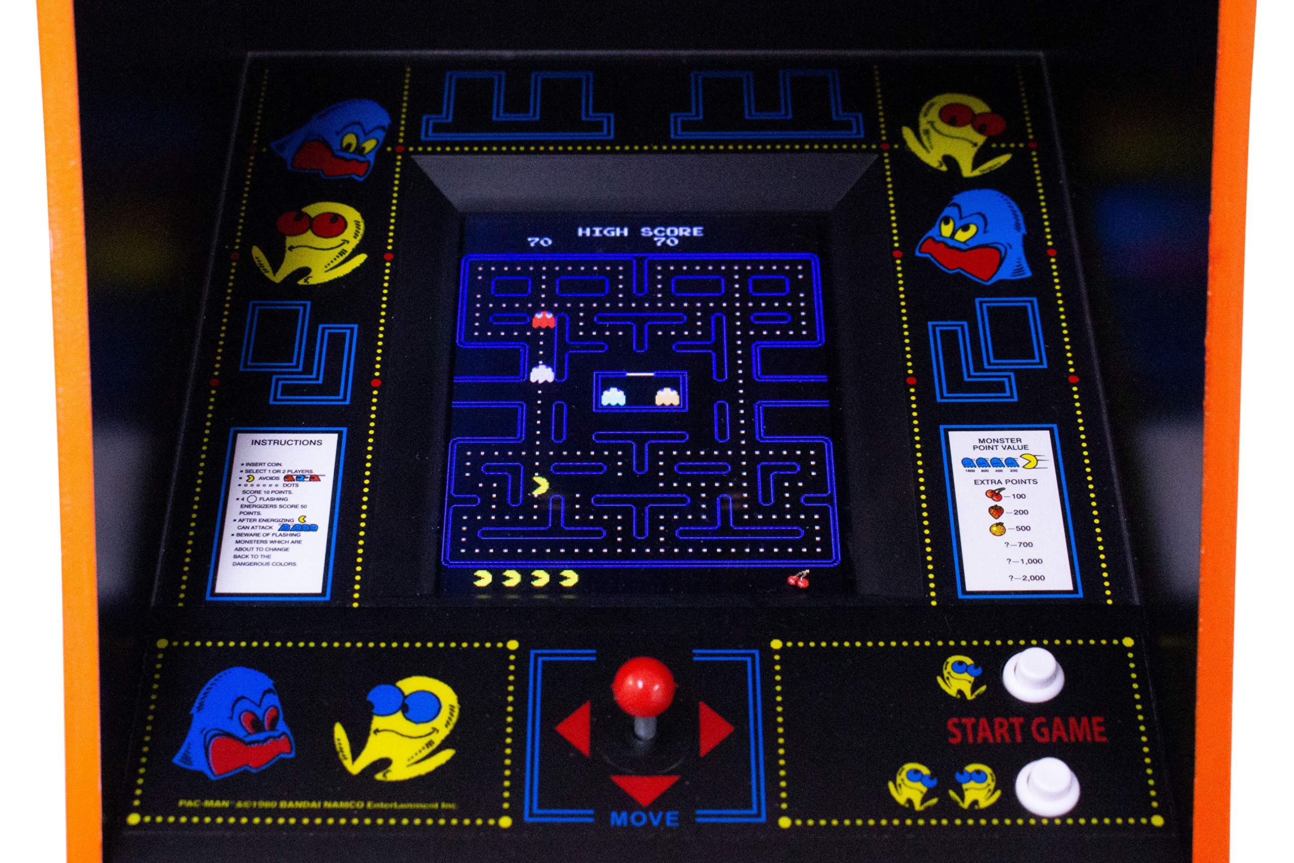 Buy Quarter Arcades Official Pac-Man 1/4 Sized Mini Arcade Cabinet by ...