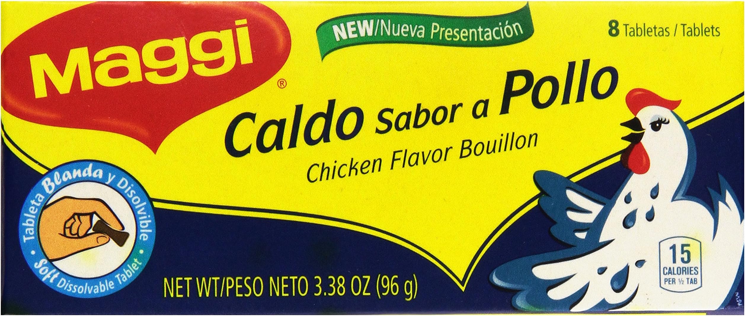 Amazon.com : Maggi Bouillon, Chicken, 3.38 oz : Grocery & Gourmet Food