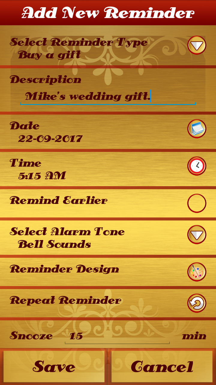 Important Dates Reminder - App on Amazon Appstore