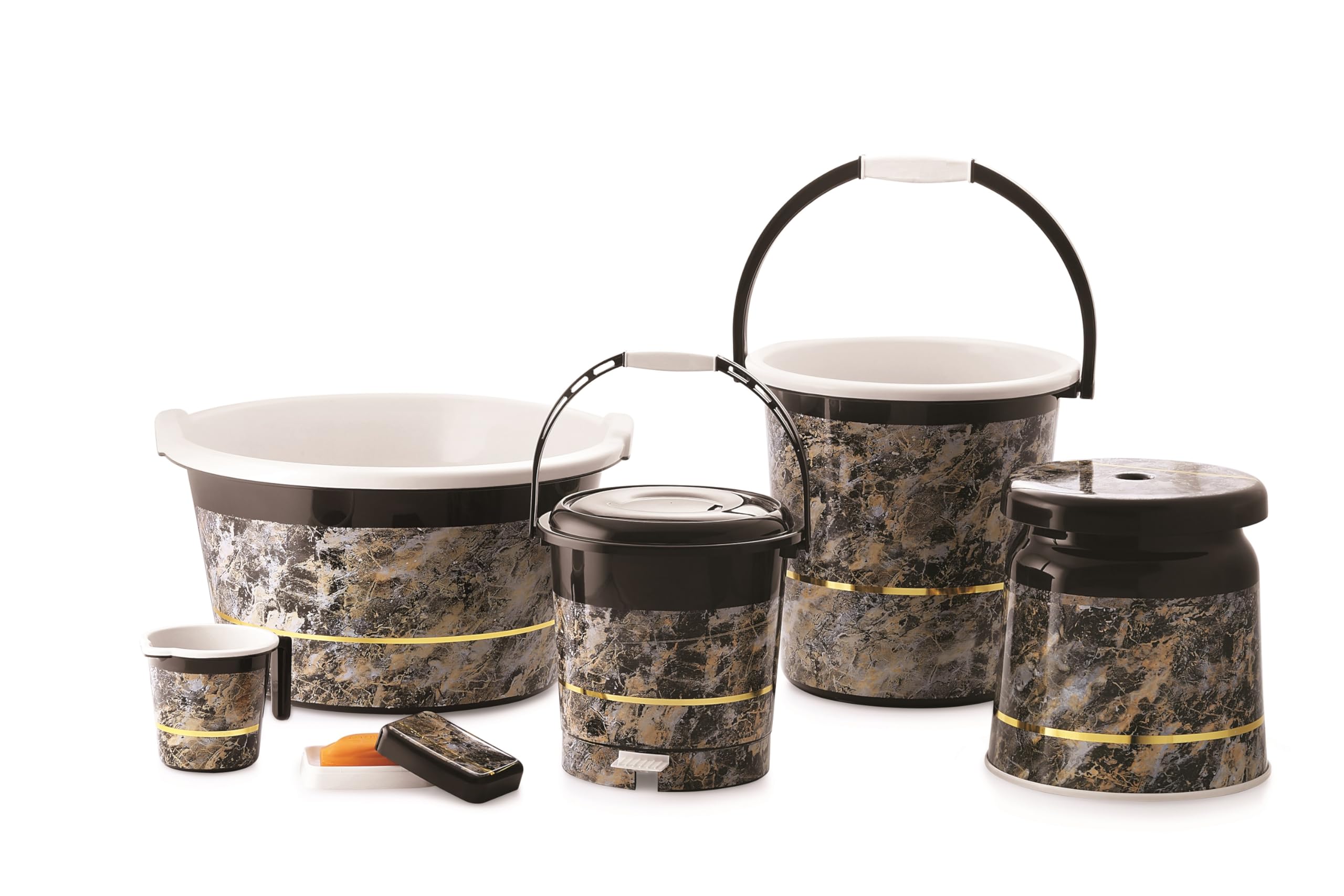 Nabhya Orry 6 Pc Luxurious Complete Bathroom Set & Accessory for Home ...