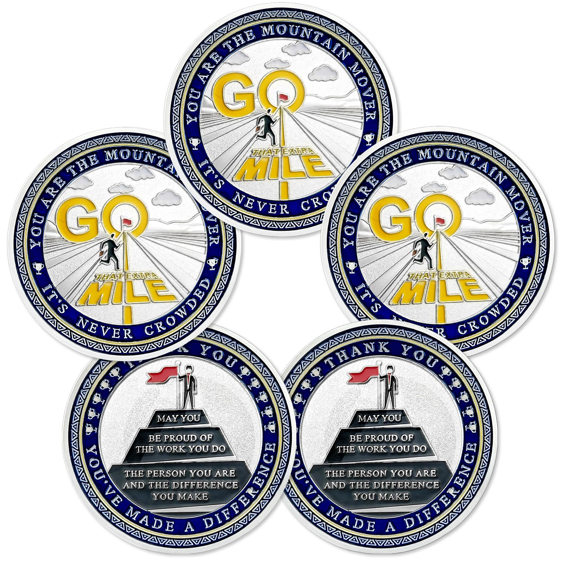 Amazon.com : 5Pcs Employee Appreciation Coins Gift Set Encouragement ...