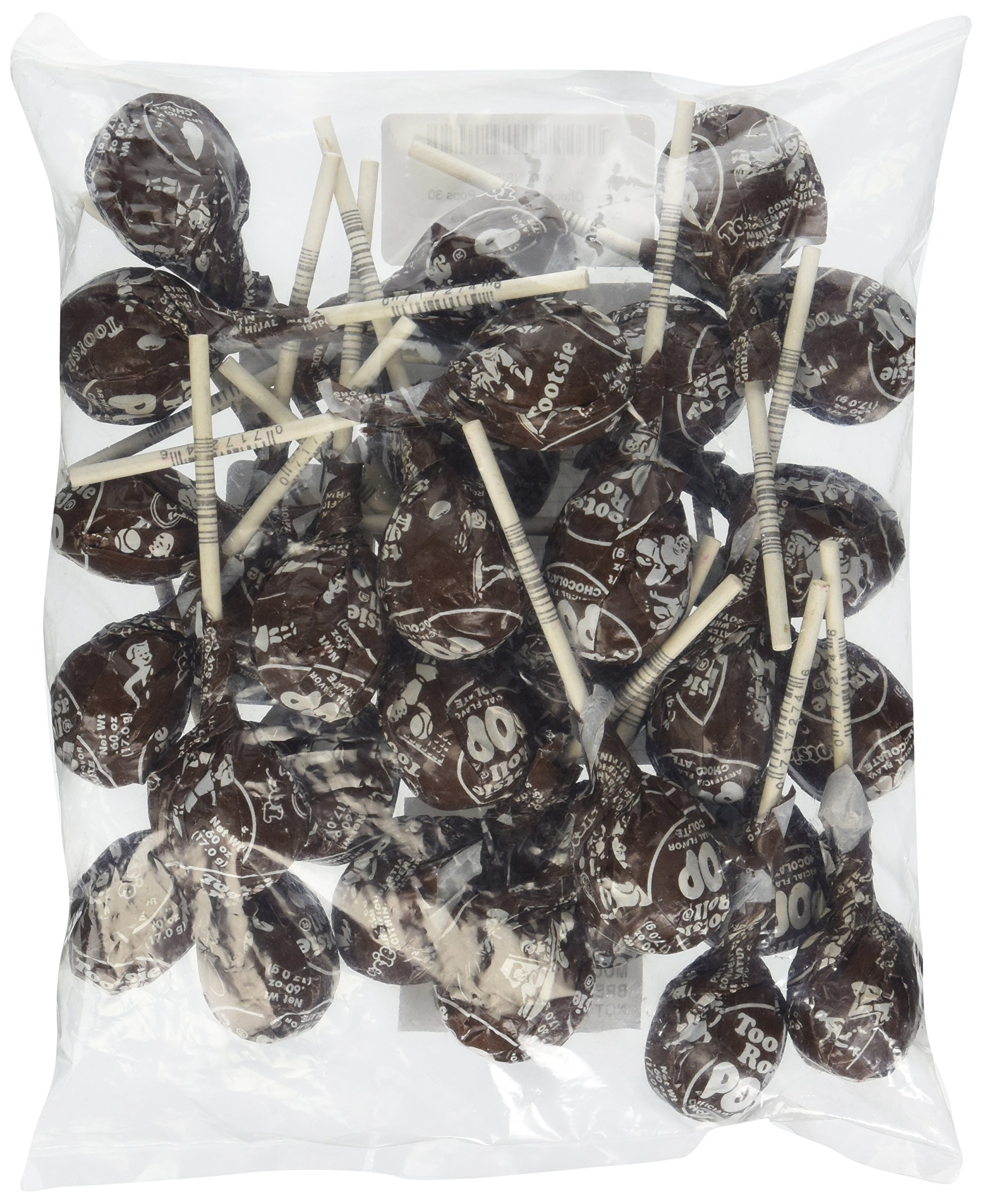 Amazon.com : Chocolate Tootsie Pops 30 pops : Suckers And Lollipops ...