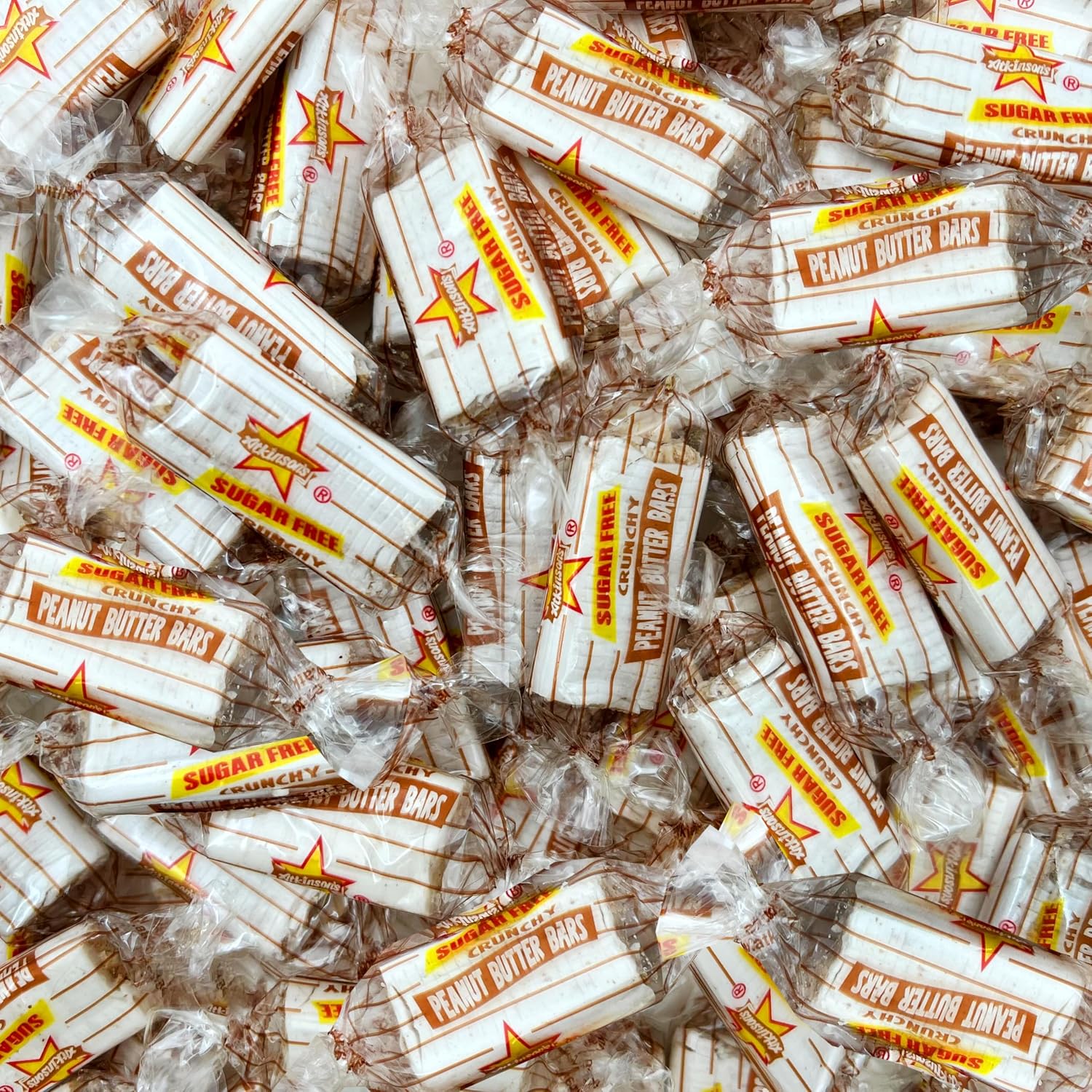 Amazon.com : Sugar-Free Peanut Butter Candy Bars, 1-Pound Pack ...