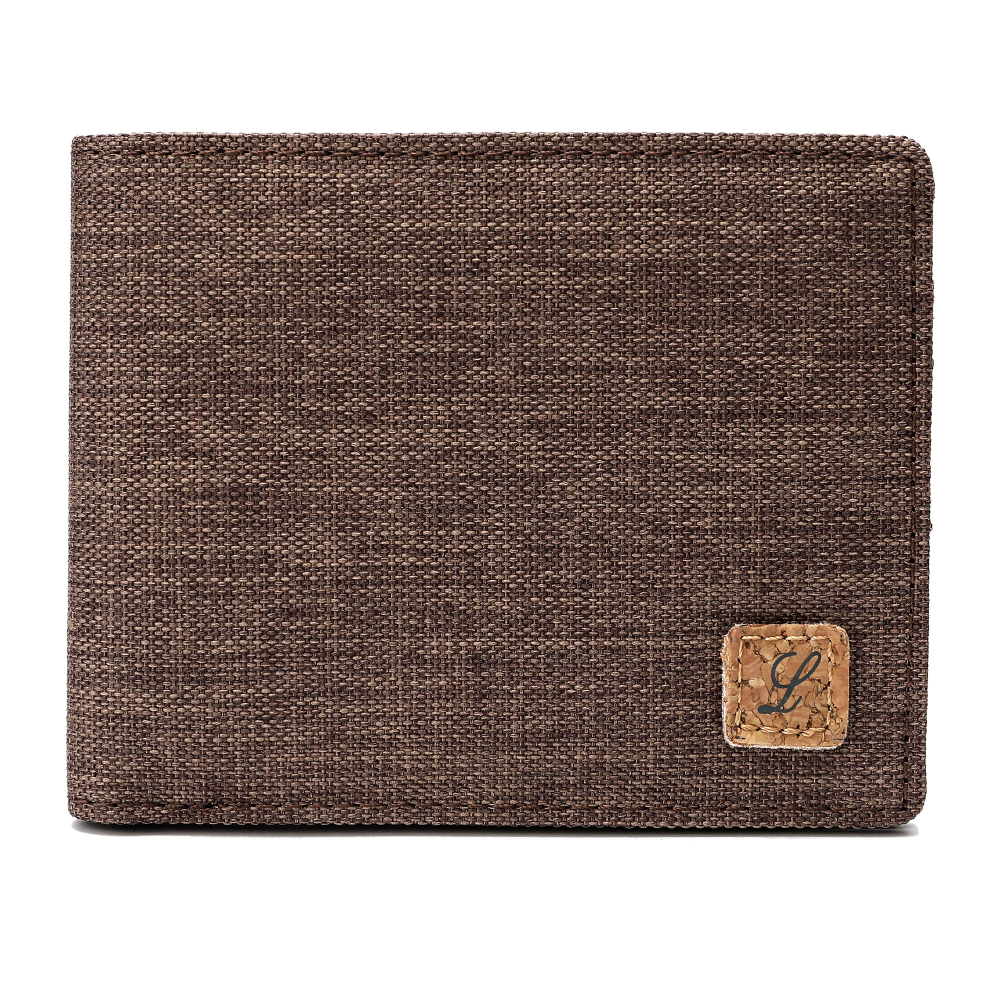 Snapklik.com : Mens Fabric Wallets Bifold RFID Blocking Minimalist Boys ...