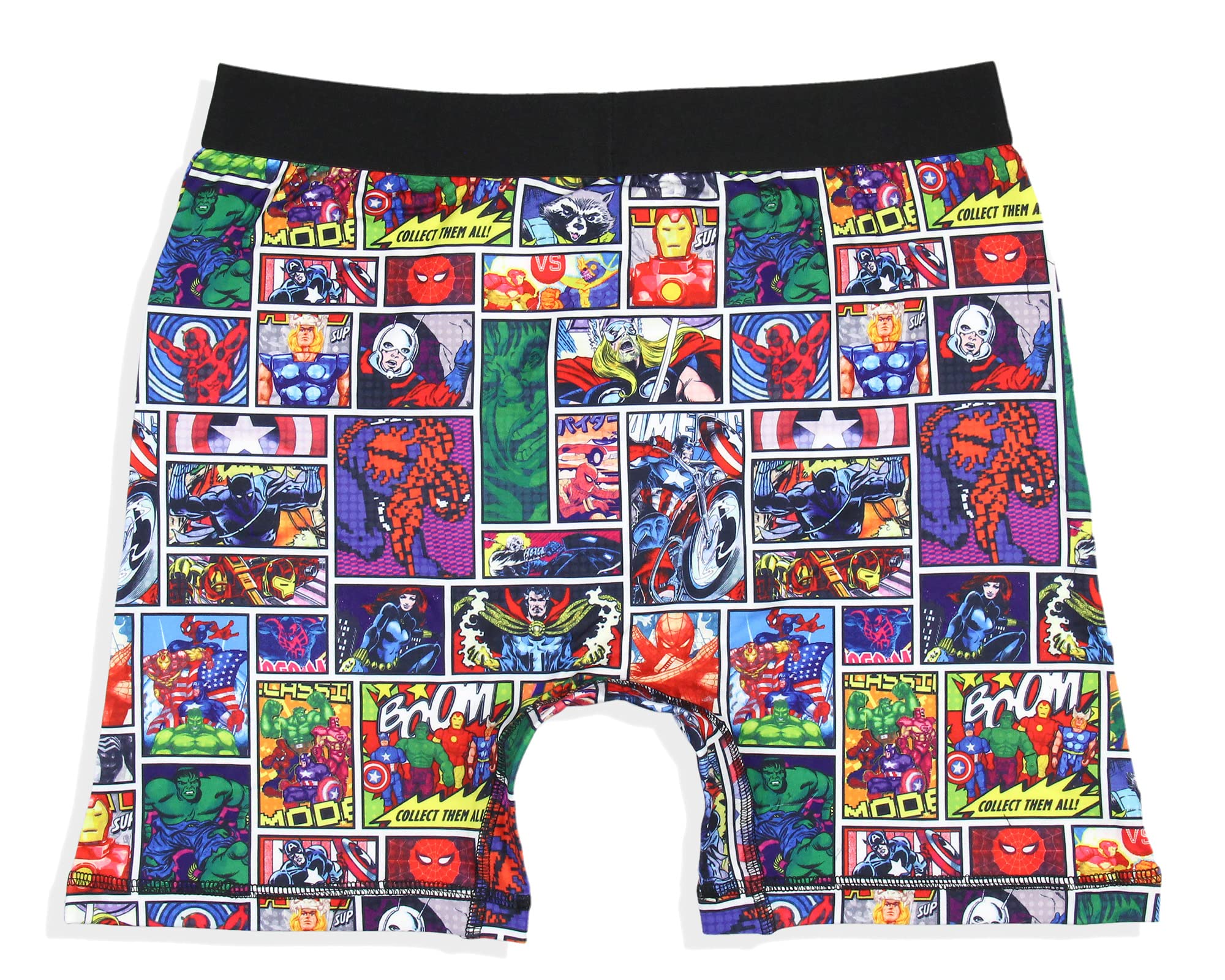 Snapklik.com : Marvel Mens 2 Pack Vintage Superhero Comic Boxers ...