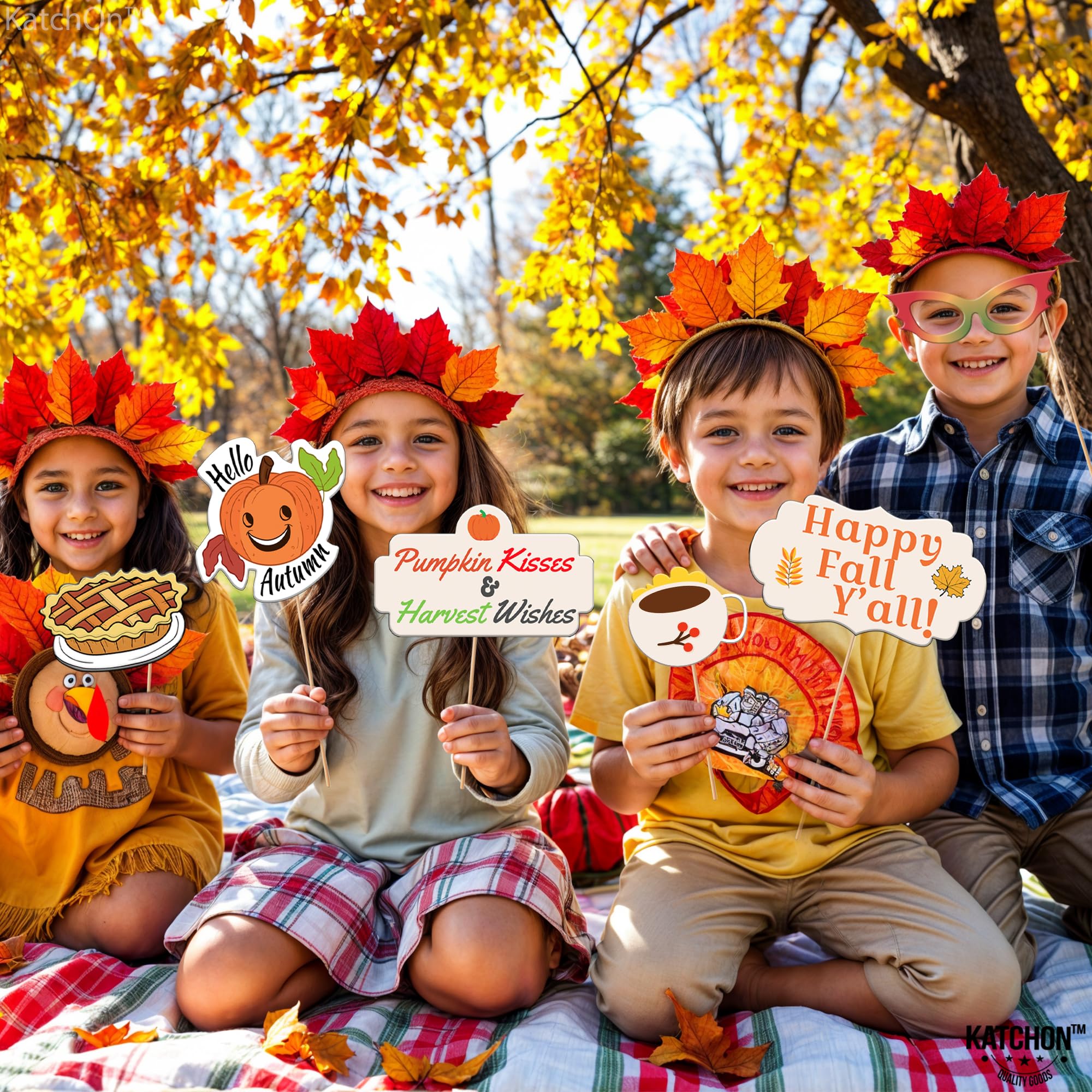 Harvest Festival Photo Booth Happy Thanksgiving Fall Harvest Party