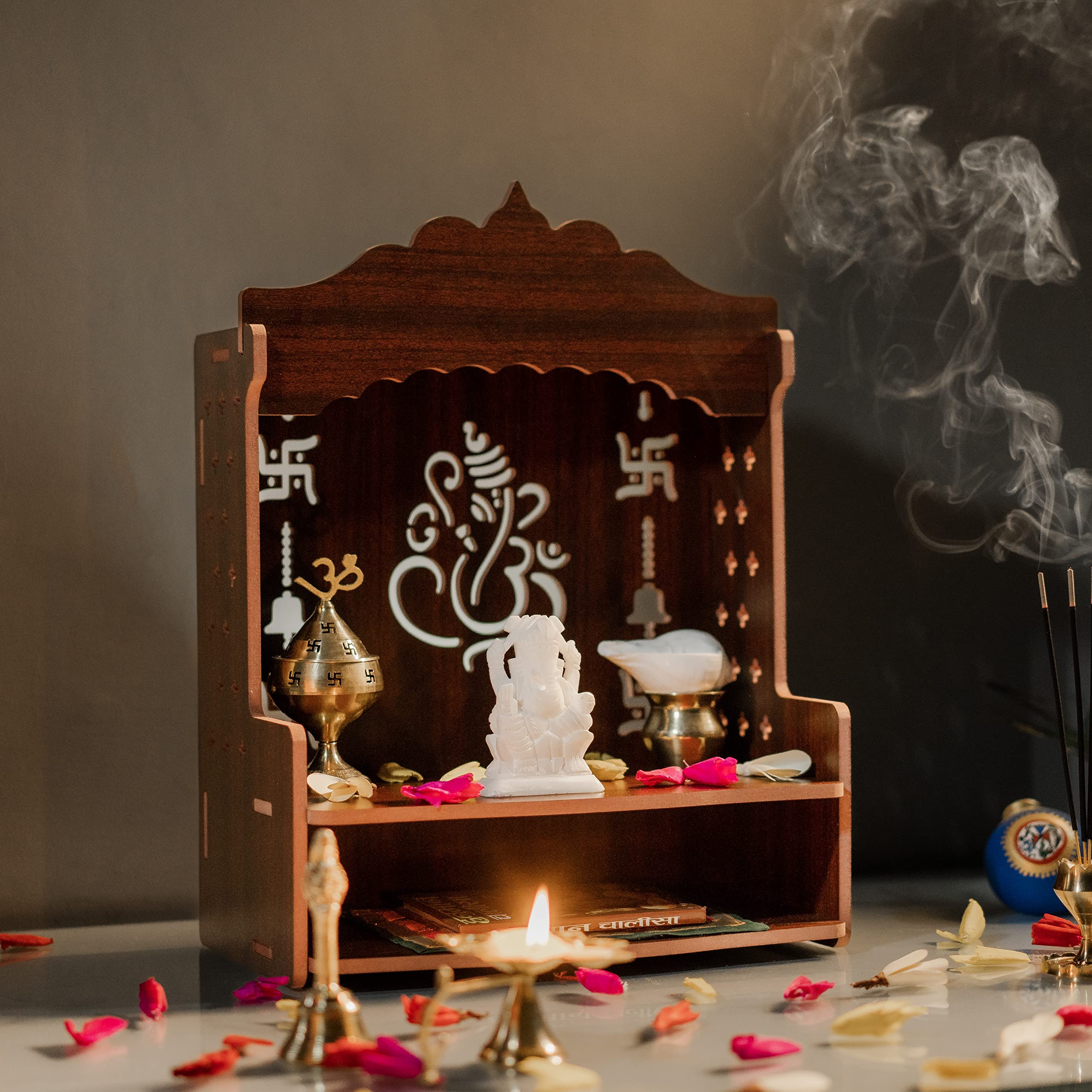 Buy Patiofy Home Temple/Mandir/Temple/Pooja Mandir/Home Temple Wooden ...