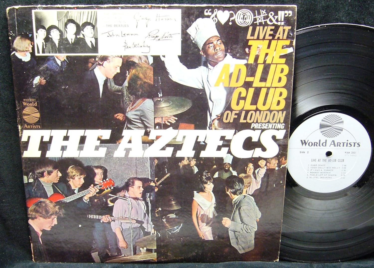Live at the Ad-Lib Club Presenting the Aztecs (USA 1st pressing vinyl ...