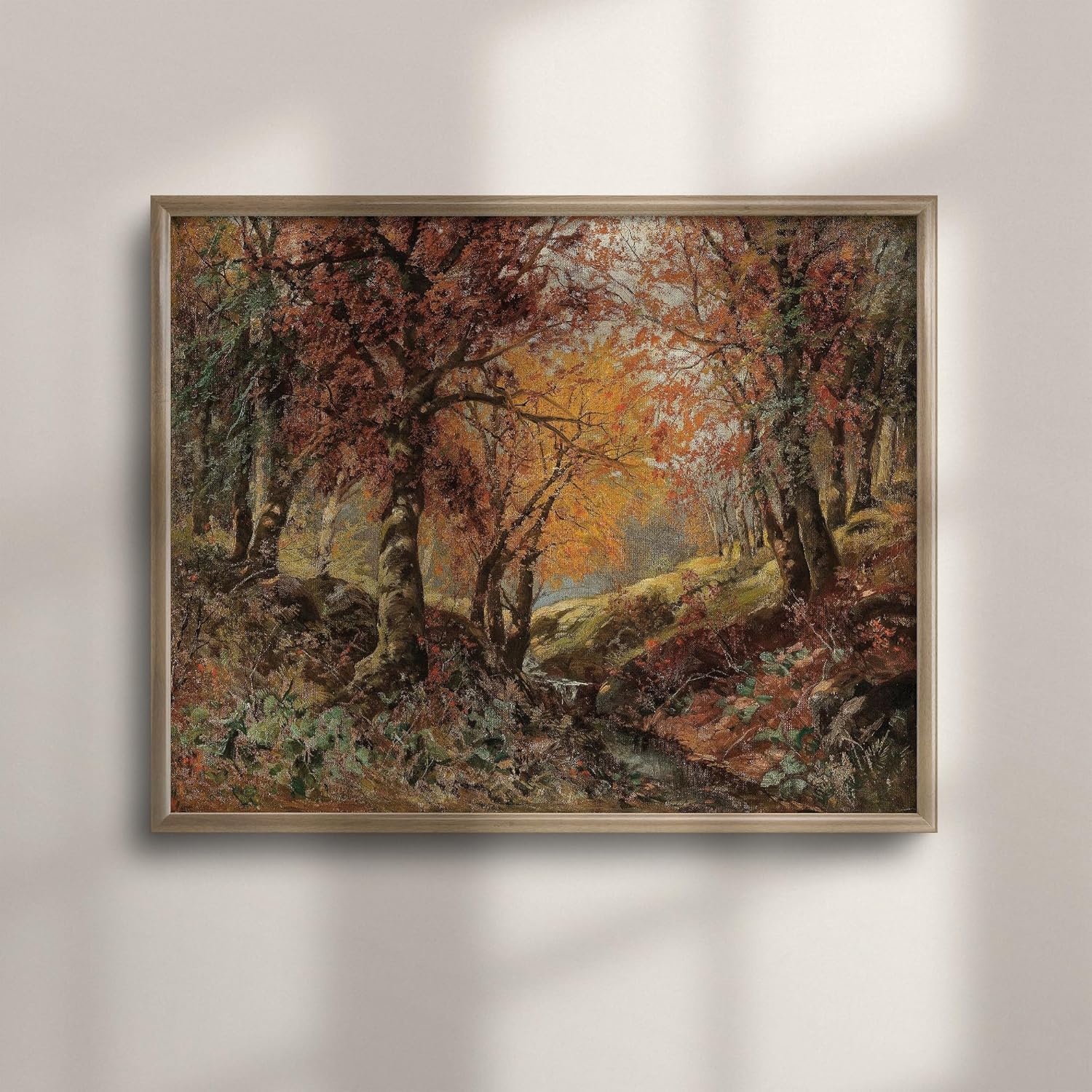 Amazon.com: Fall Wall Art Decor - Autumn Landscape Poster, Vintage Home ...