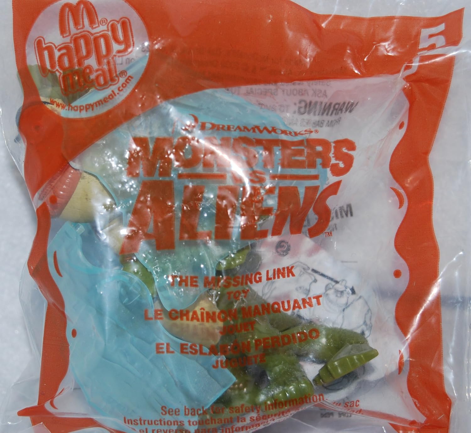 Amazon.co.jp: Mcdonald's Monsters Vs. Aliens - The Missing Link Toy : おもちゃ