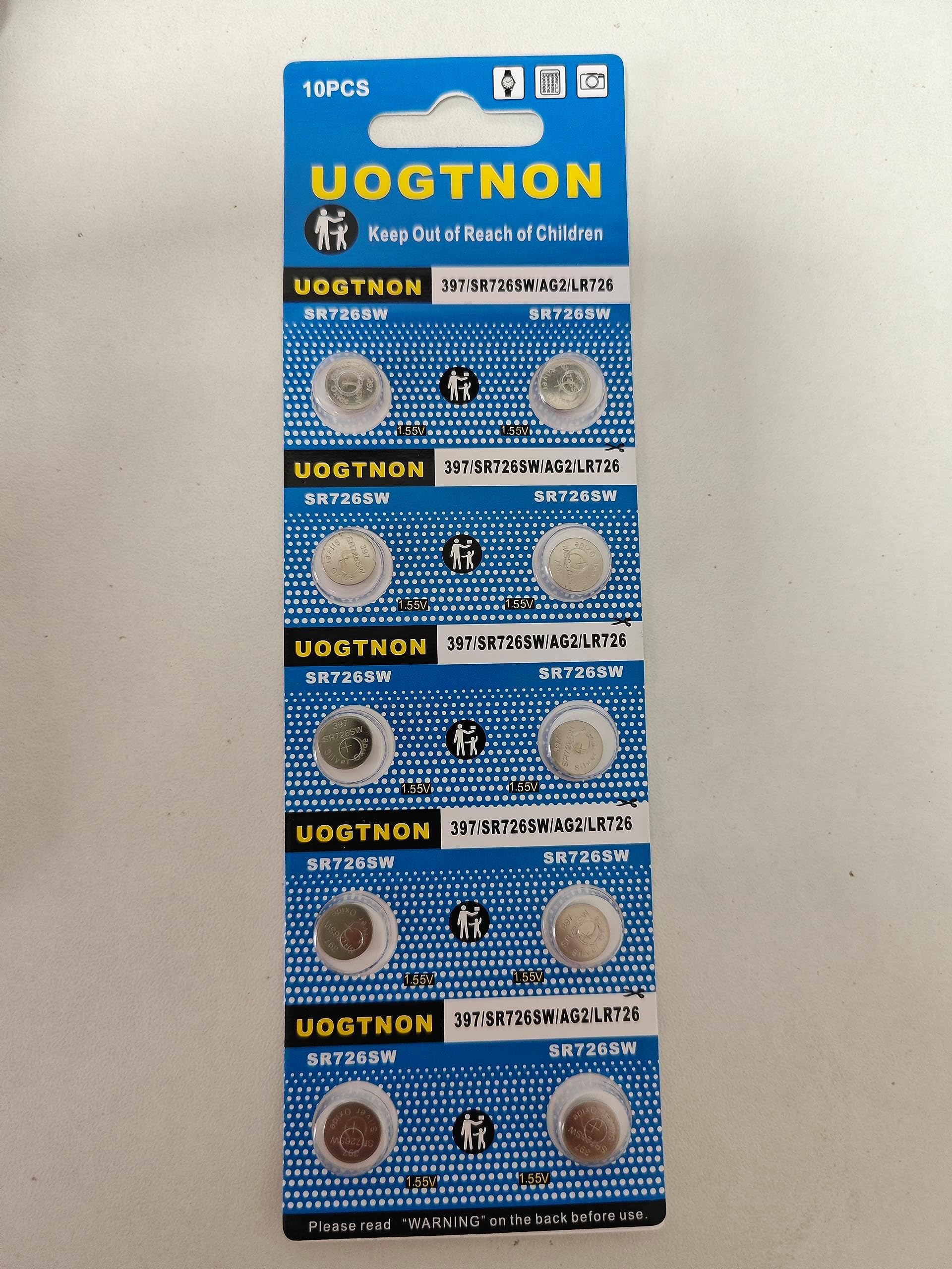 Amazon.com: LiCB 20 Pack SR920SW 371 370 AG6 Battery 1.5V Button Cell ...