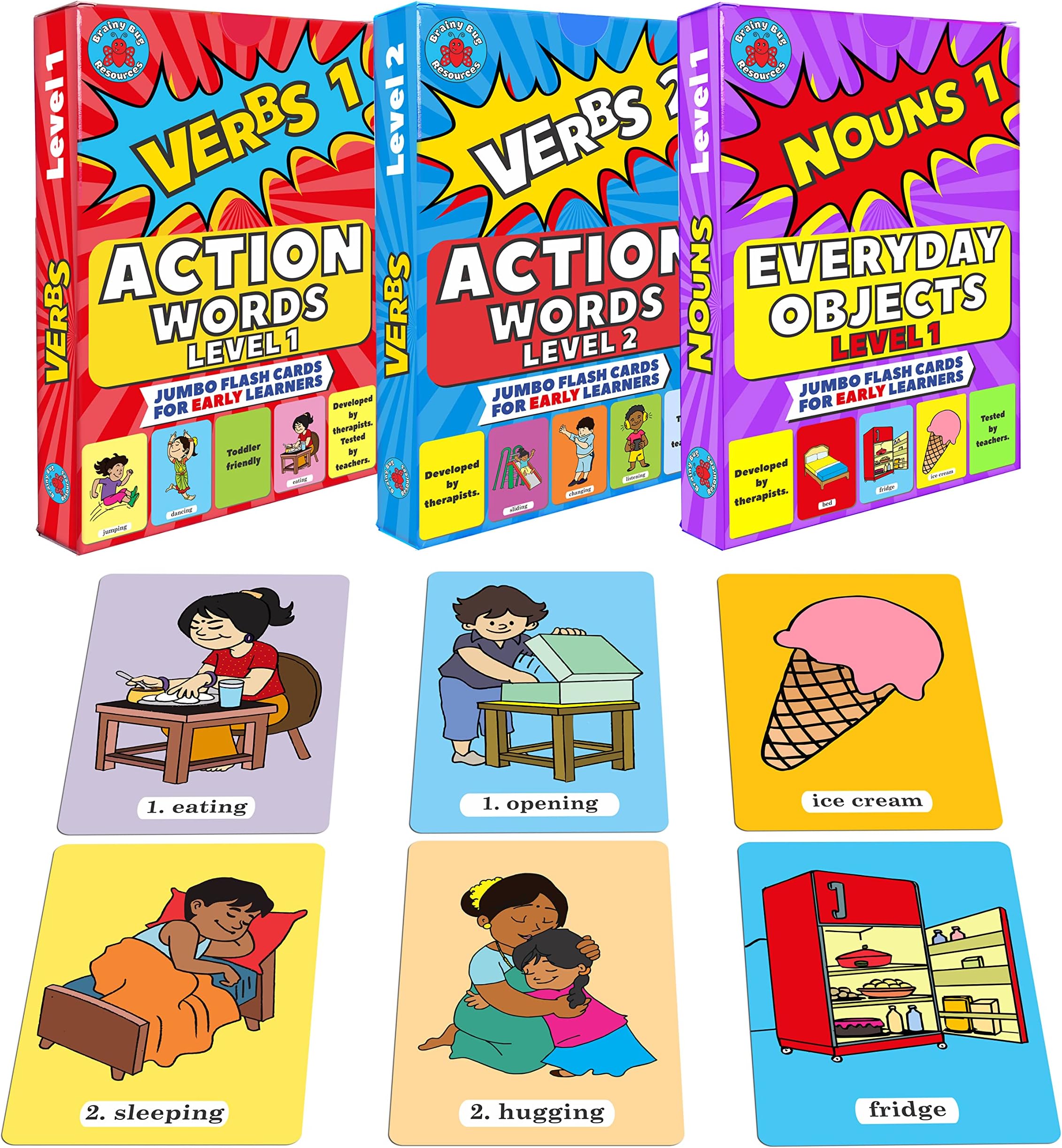 Buy 60 Early Years Words Flashcards, Levels 1 and 2 | Early Years ...