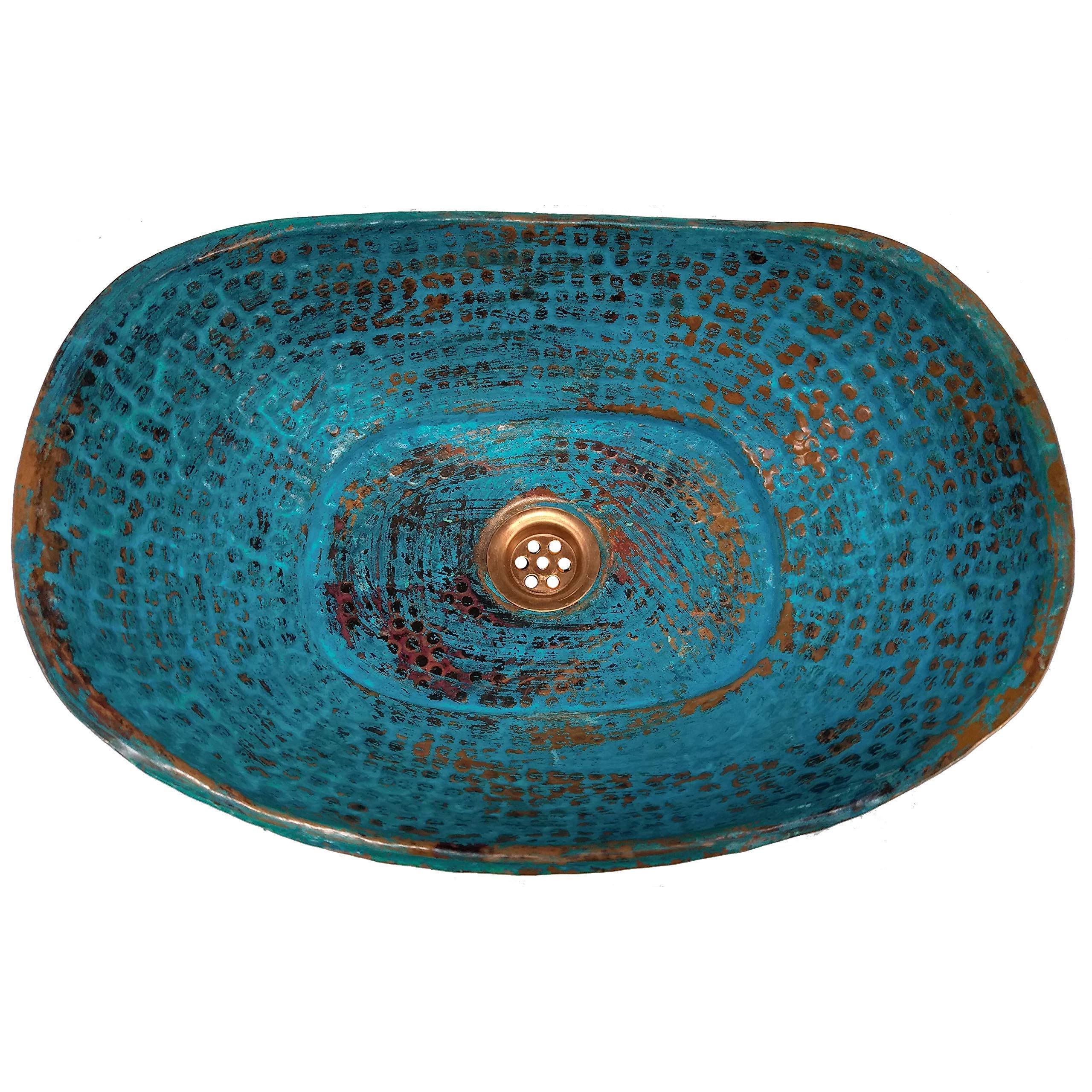 Copper Patina Vessel Sink