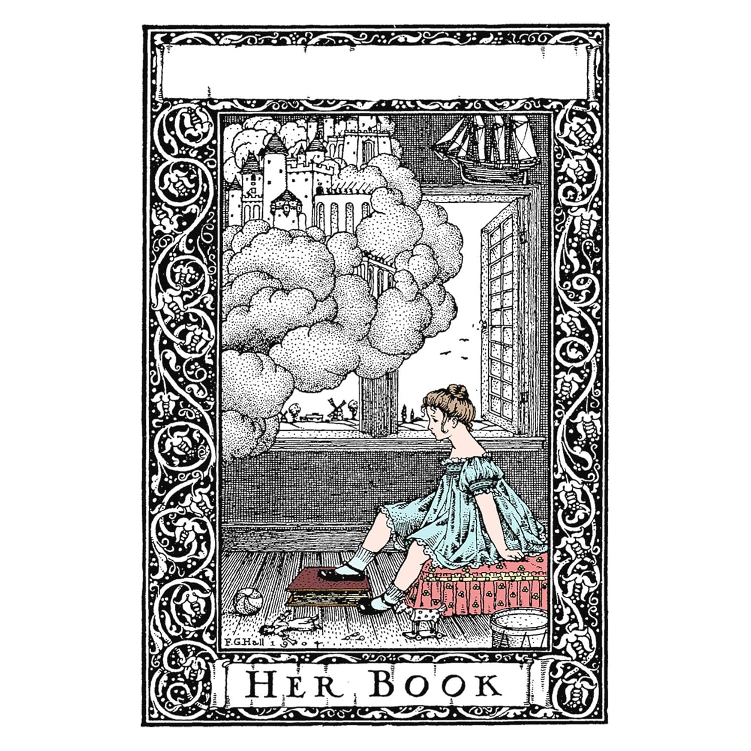 Amazon.com: Children's Fairytale Bookplates, Self Adhesive Book Plate ...