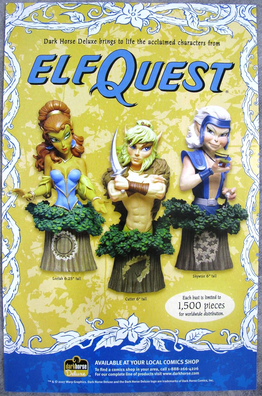 Amazon.com: Original Print Ad for ElfQuest Limited Editions Bust from ...