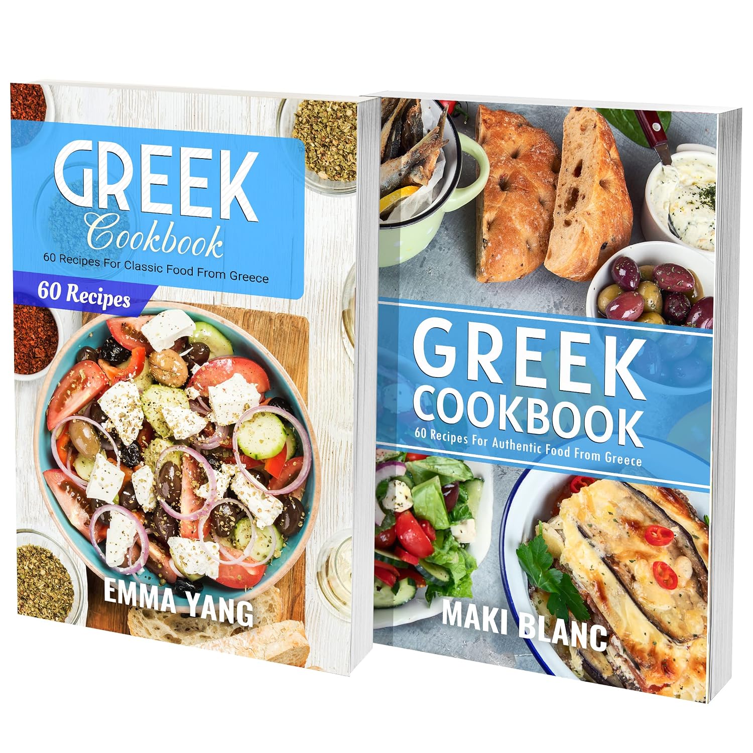 Amazon.com: The Complete Greek Cookbook: 2 Books In 1: 120 Recipes For ...