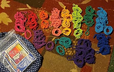 Amazon.com: Friendly Loom Lotta Loops 10" Pro Size Bright Cotton Loops Makes 8 Potholders ...