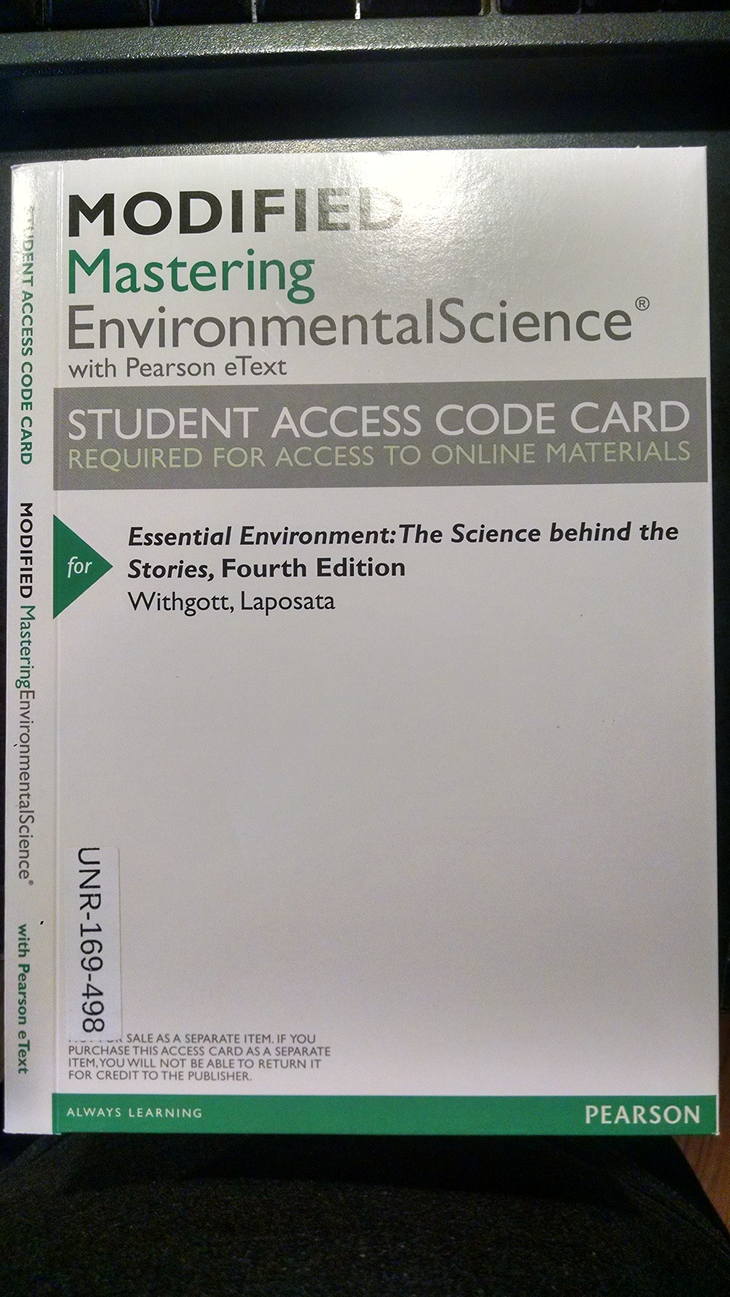 Amazon.com: Mastering Environmental Science with Pearson Etext ...
