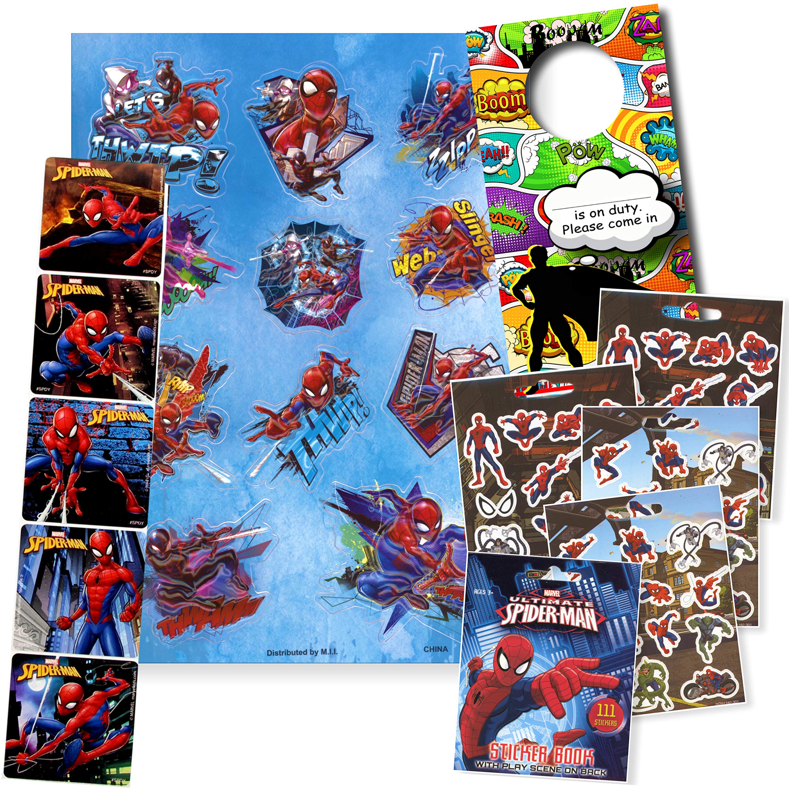 Nick Jr. Studios Spiderman Coloring Book with Spiderman Stickers and ...