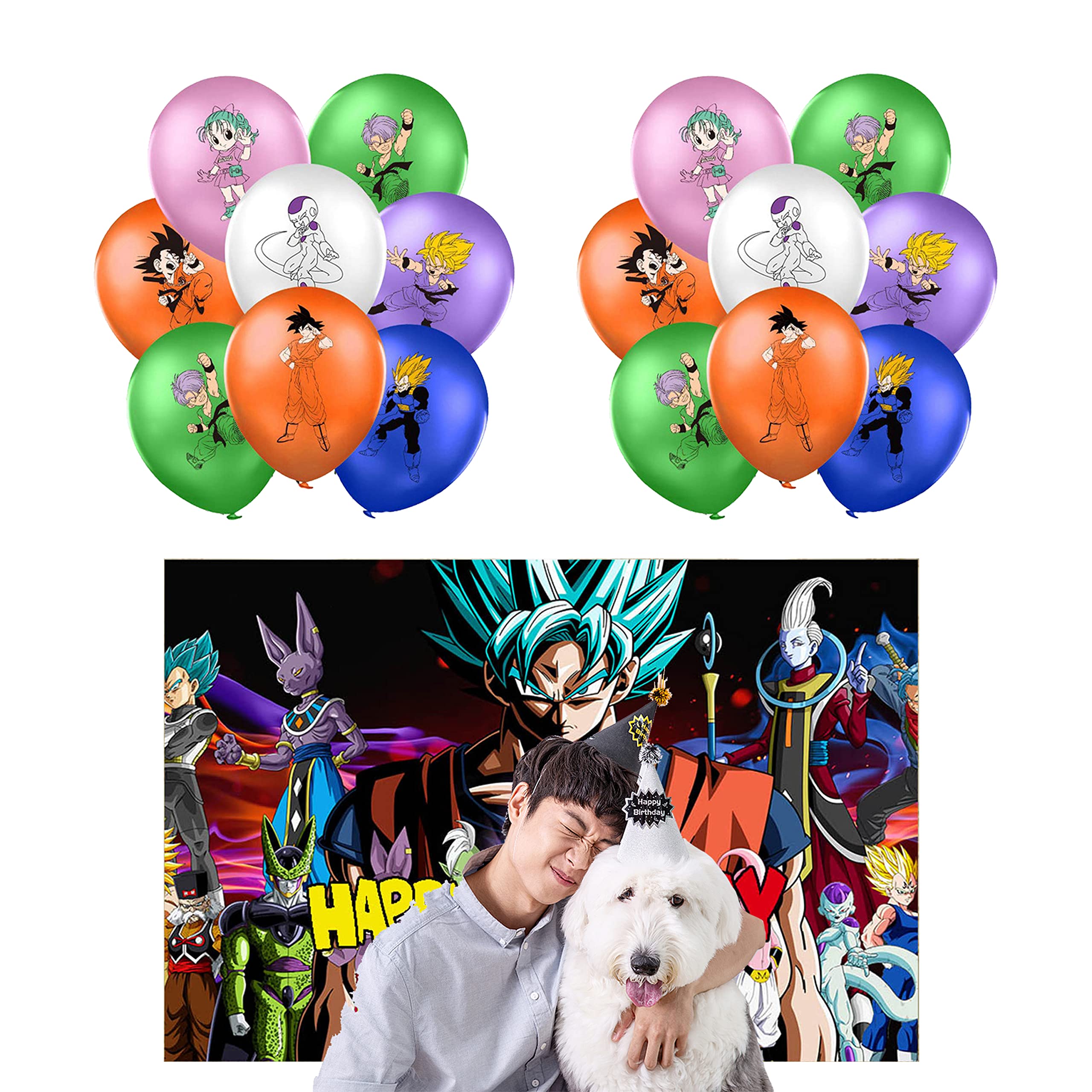 Party Supplies Dragon Ball Birthday Party Decorations Anime Birthday ...