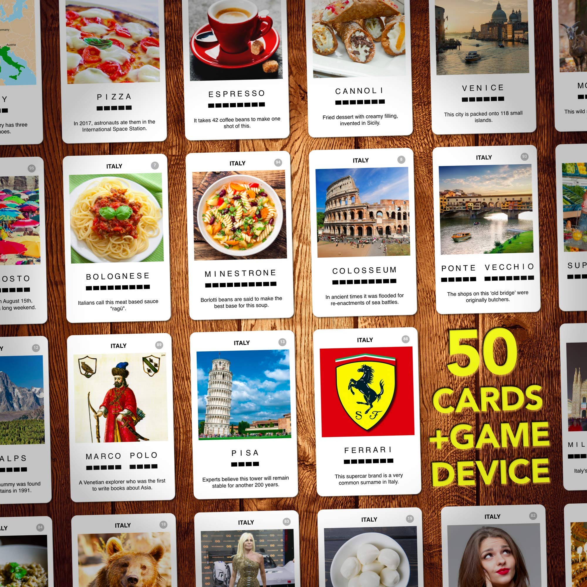 100 PICS Italy Educational Flash Cards Game - Kids Travel Guide For ...