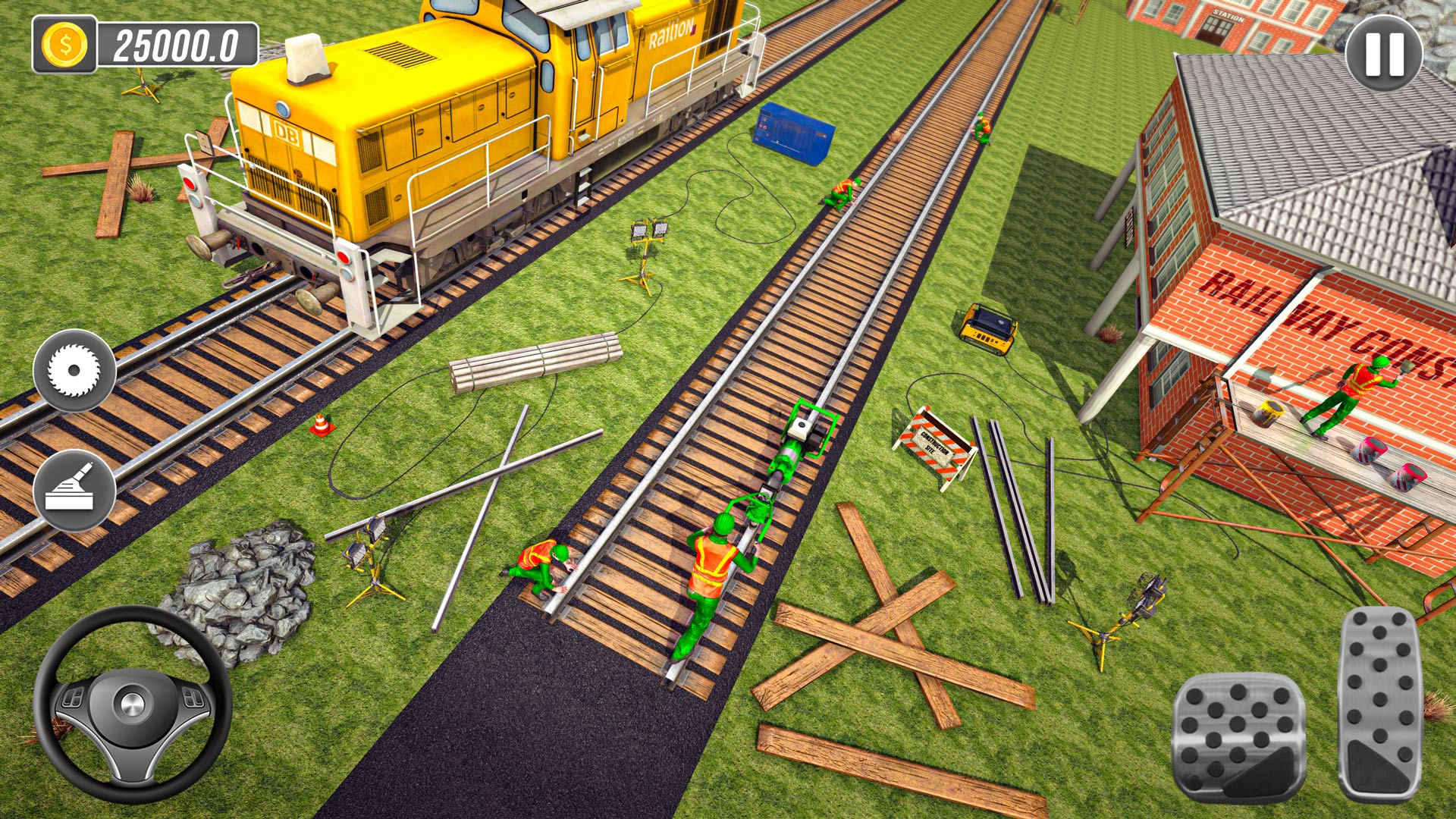 Train Track Construction Truck Simulator Station Builder Game - App on ...