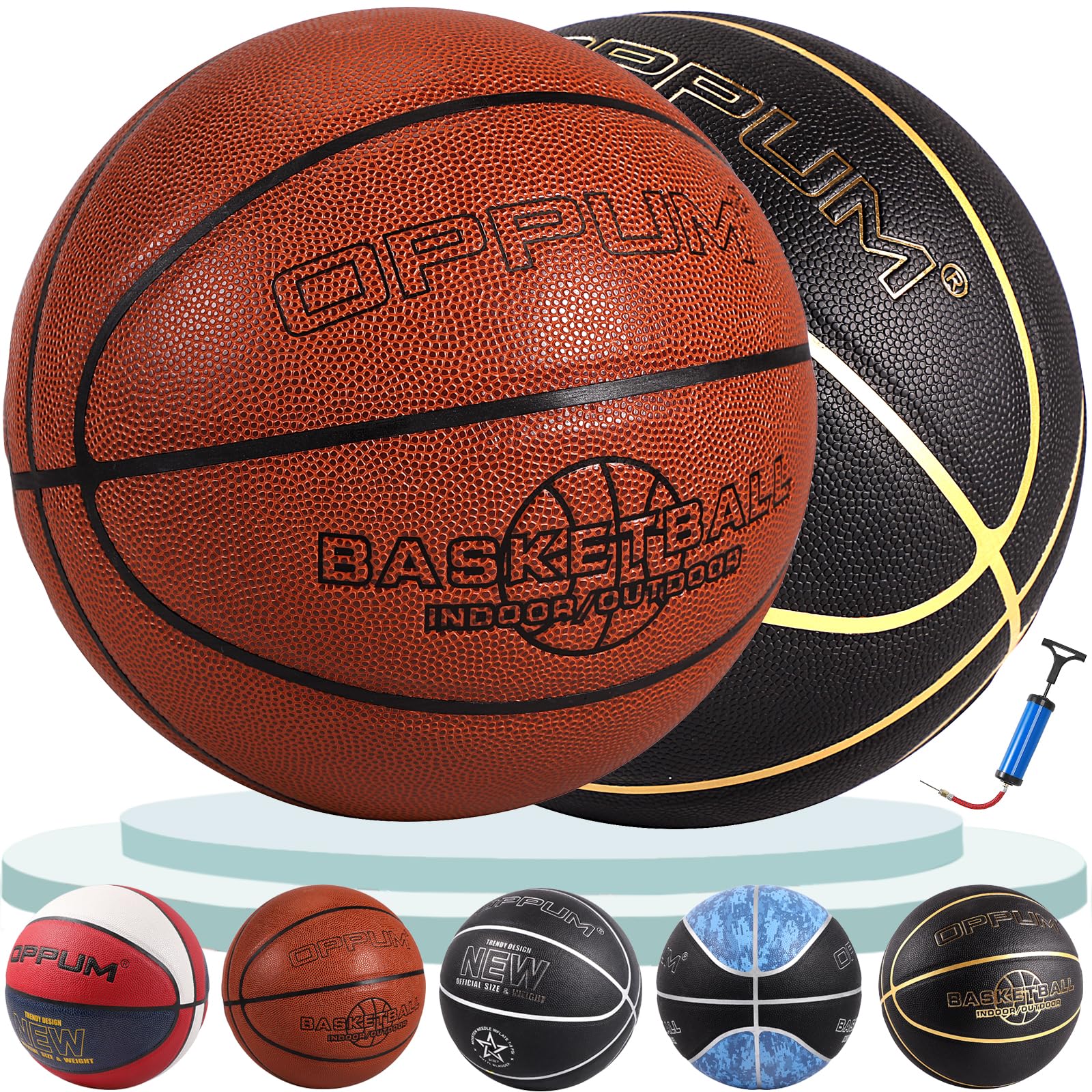 Snapklik.com : OPPUM Adult Basketballs Size 7