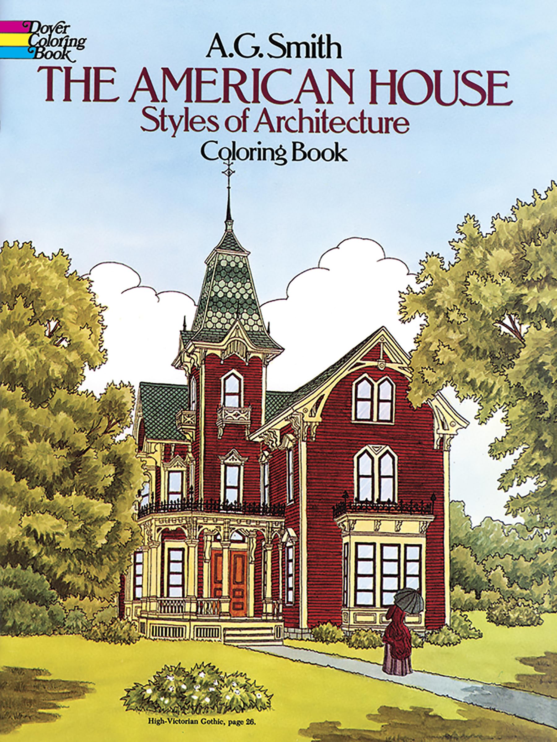 The American House Styles of Architecture Coloring Book (Dover American ...