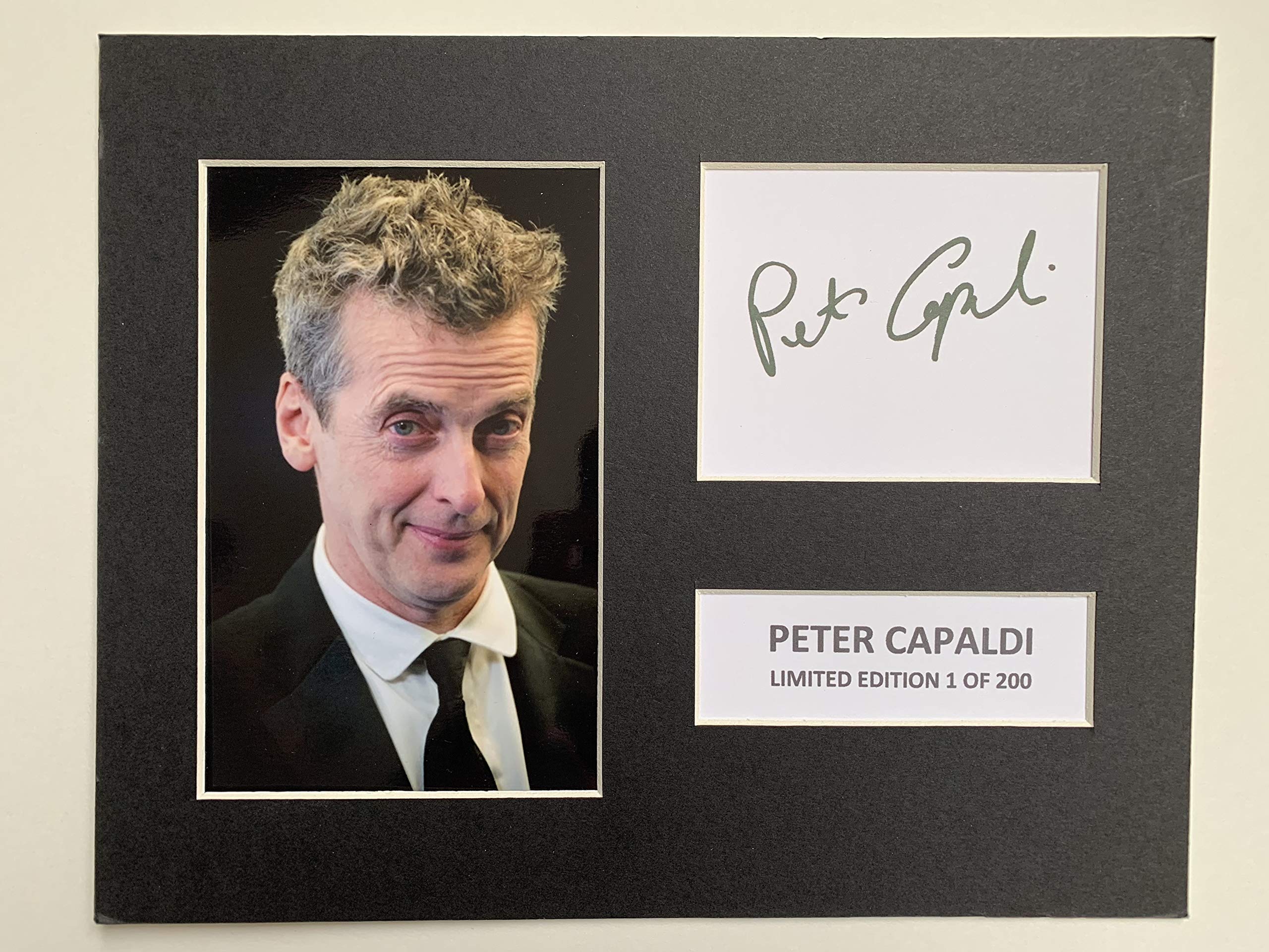 Peter Capaldi Signature BBC Starts Filming New Doctor Who Series With