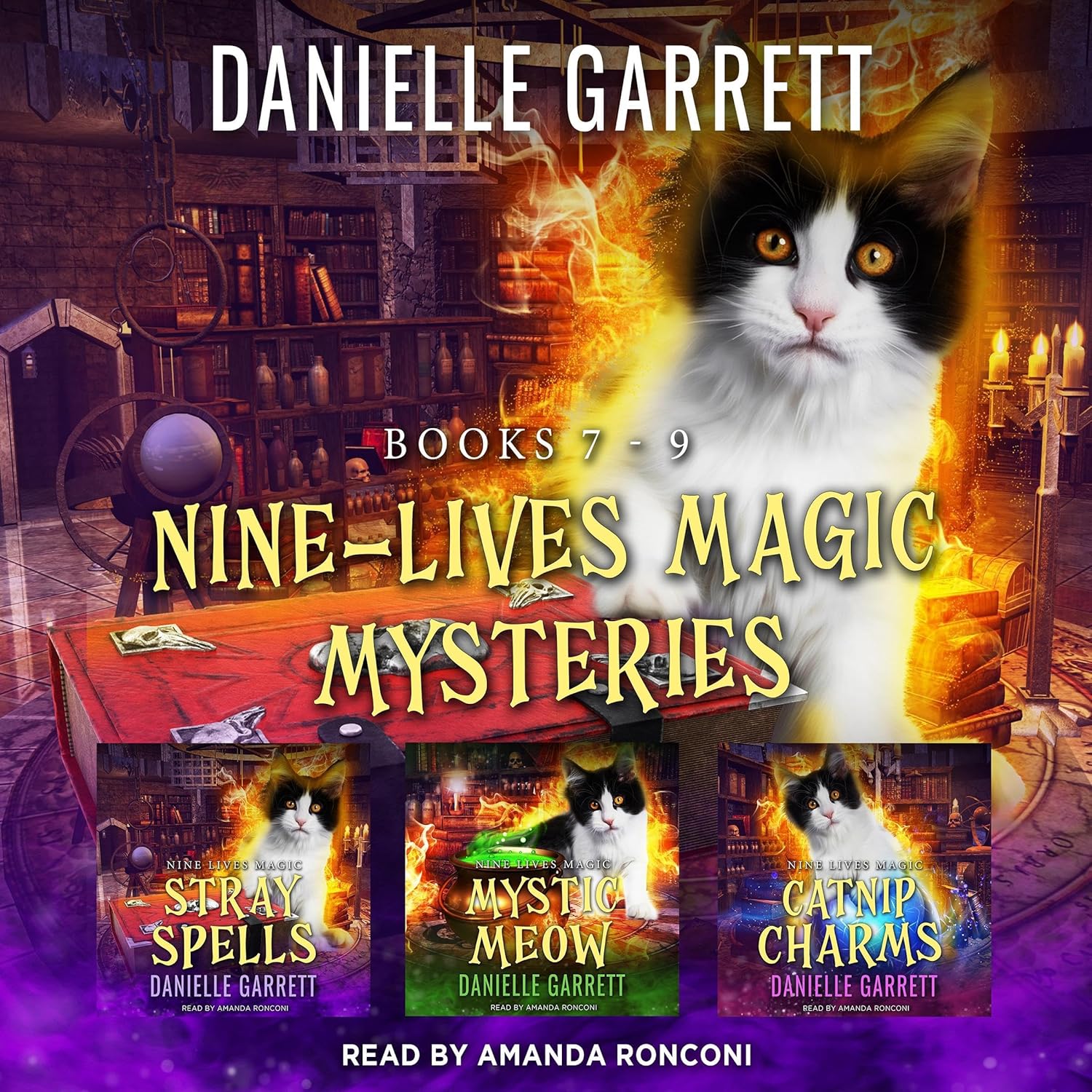 Amazon.com: Nine Lives Magic Mysteries Boxed Set, Books 7-9 (Audible ...