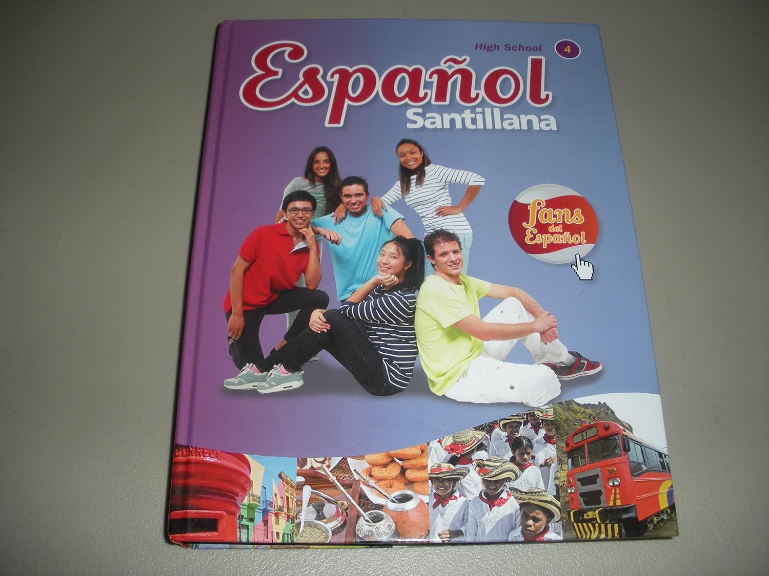 Amazon.com: Espanol Santillana HS Level 4 Student Book with Audio CD ...
