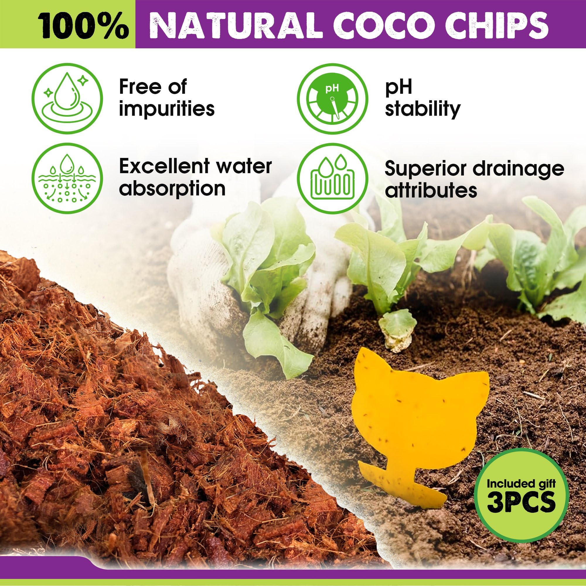 Snapklik.com : DUSPRO Recycle Coco Chips Substrate For Plants 1.1lb 100 ...