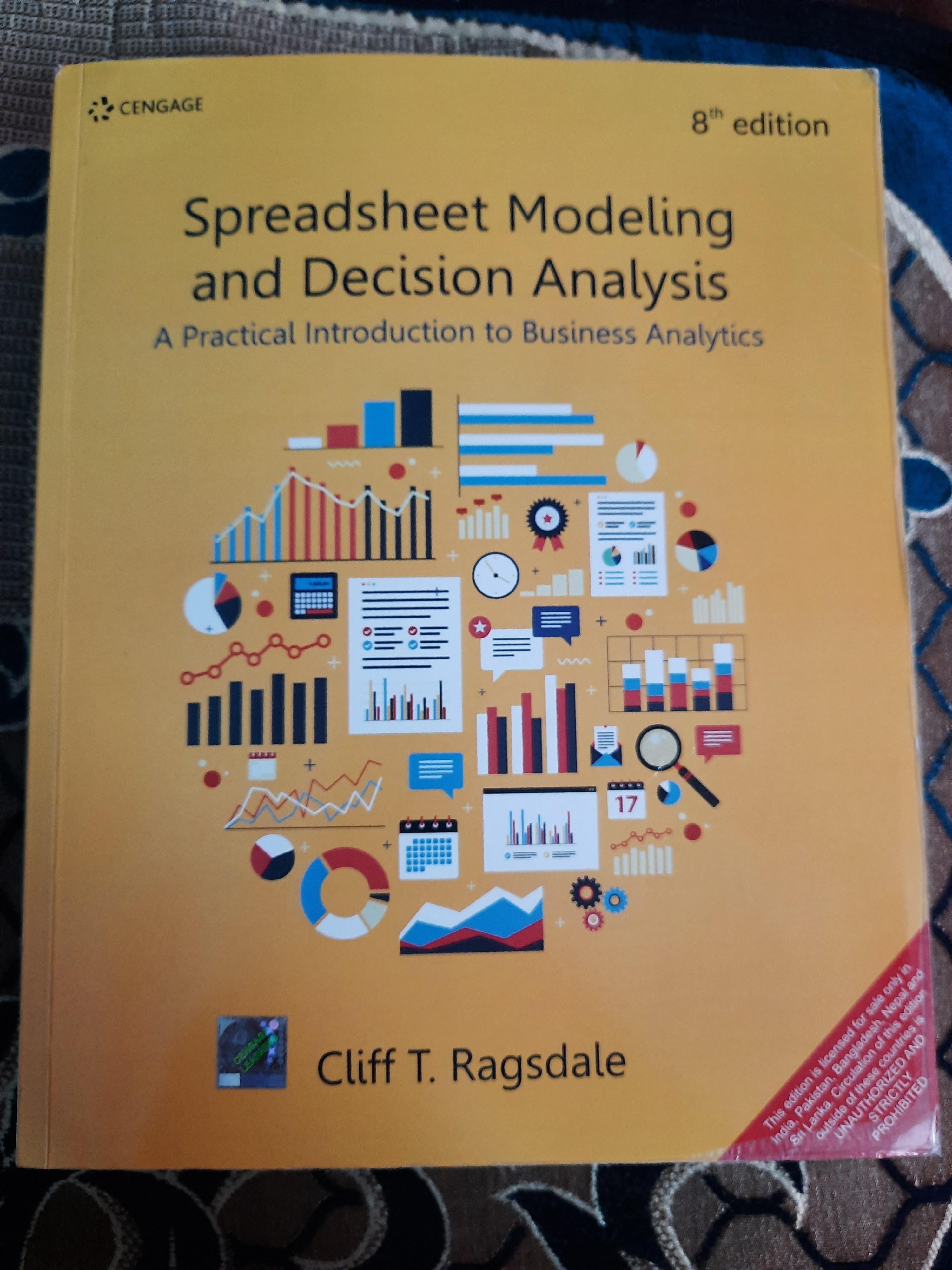 Buy SPREADSHEET MODELING AND DECISION ANALYSIS : A PRACTICAL ...