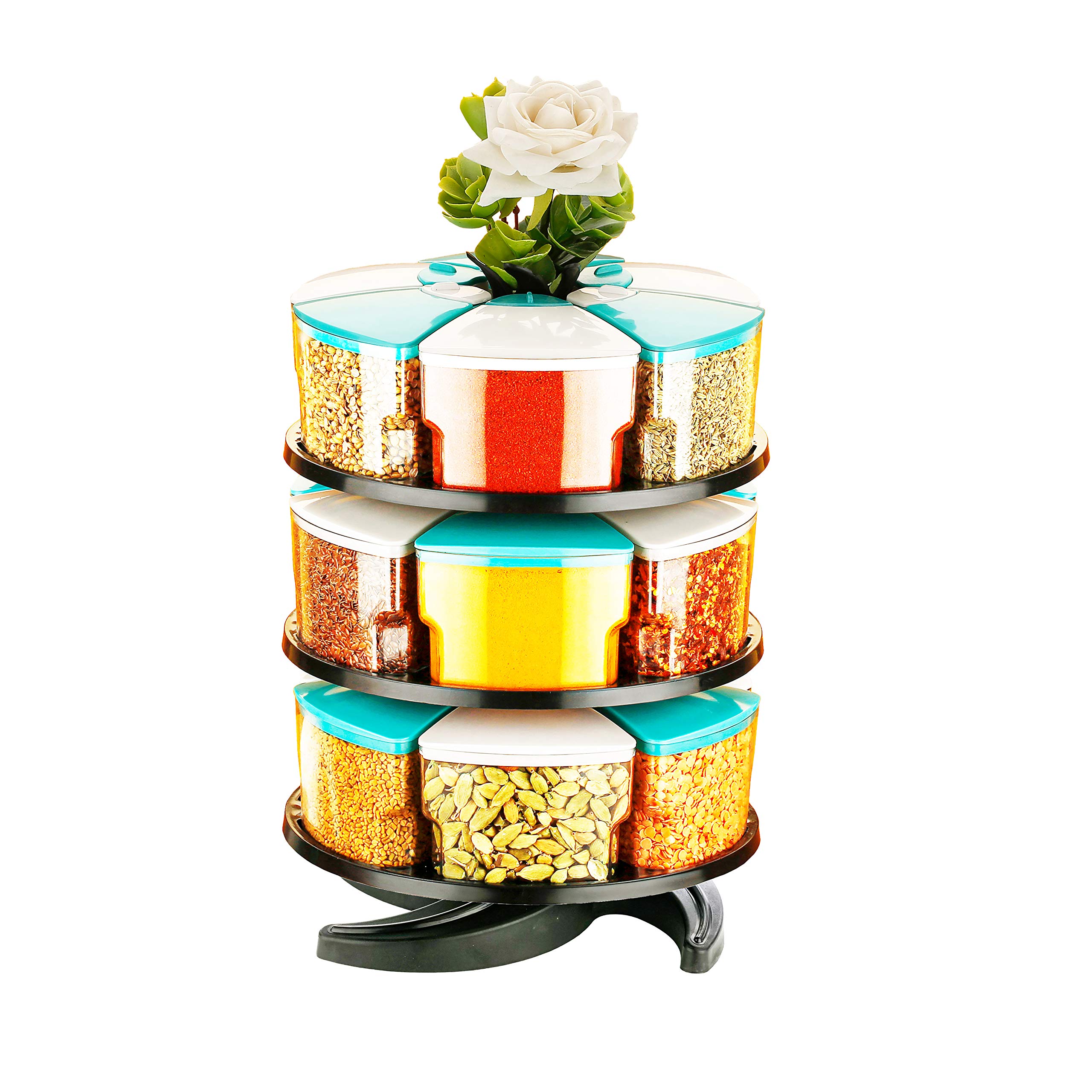 Cronus 360° Revolving Spice Rack Masala Rack Spice Box Masala Box ...