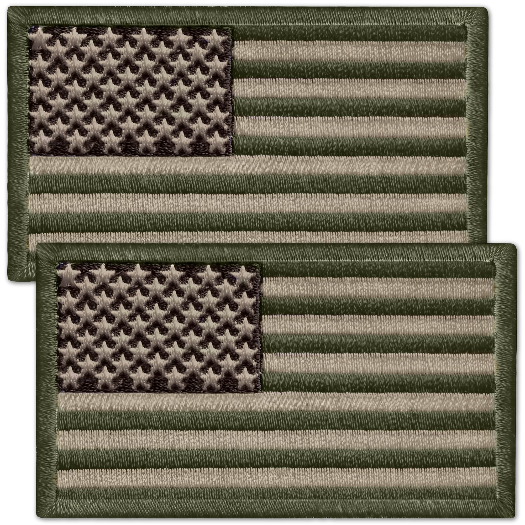 Amazon.com: Bluyellow 2Pcs Subdued American Flag Patch Velcro Set ...
