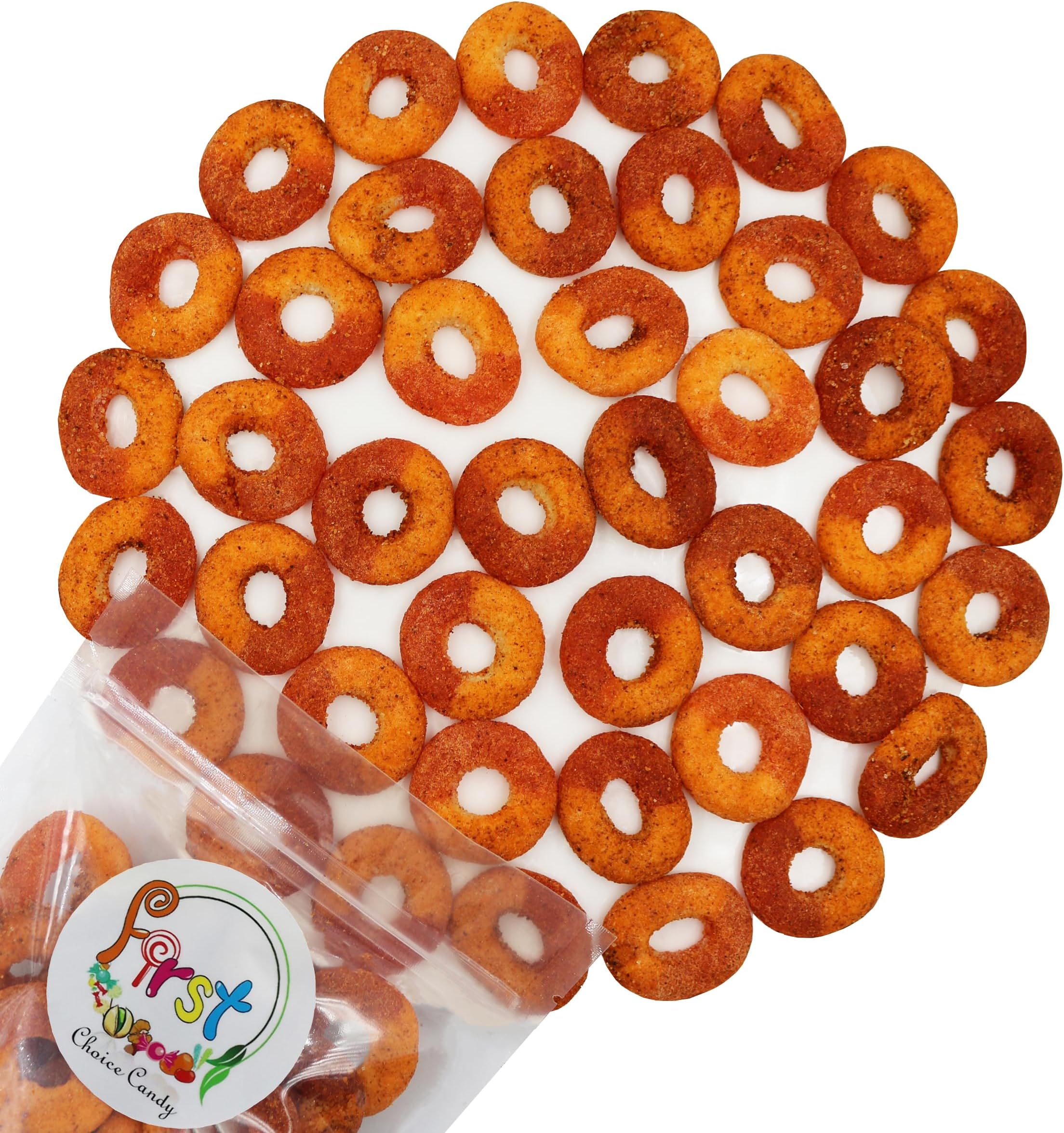 Amazon.com : FirstChoiceCandy Chilli Chamoy Spicy Gummy Rings (1 Pound ...