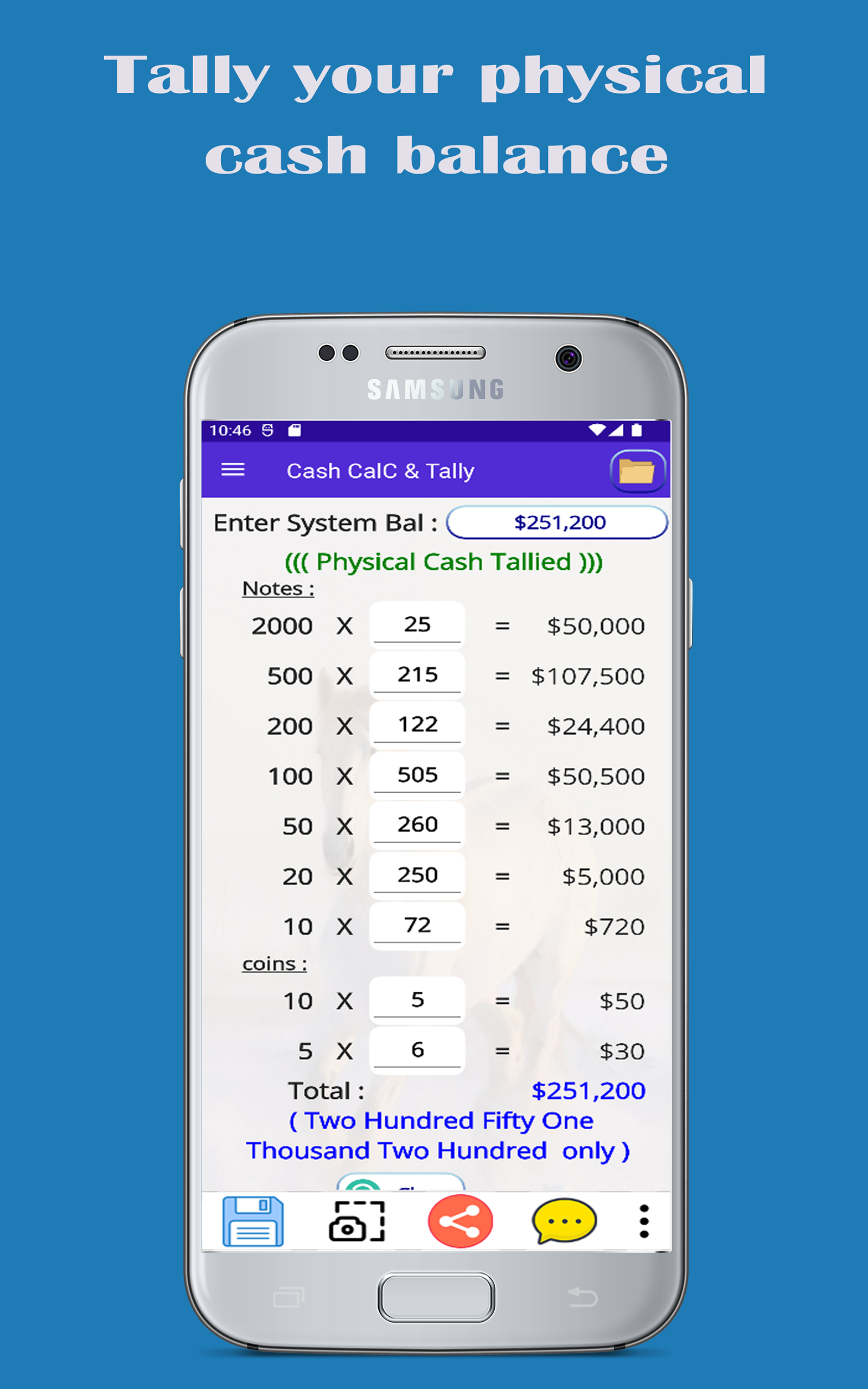 Cash Calc Plus (Tally) - App on Amazon Appstore