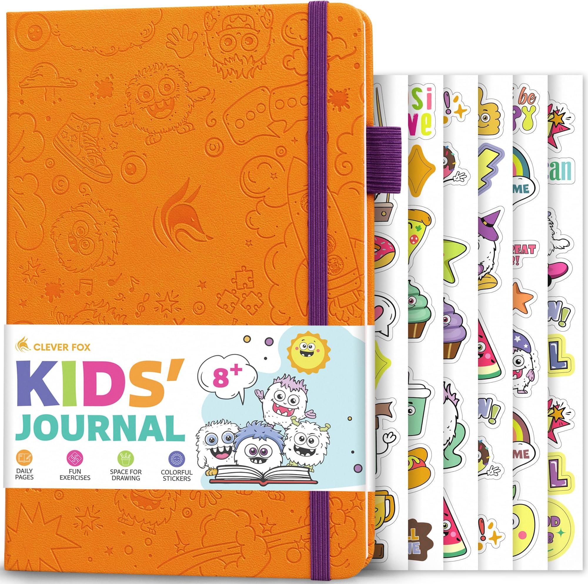 Amazon.com : Clever Fox Kids’ Journal – Daily Feelings & Gratitude ...