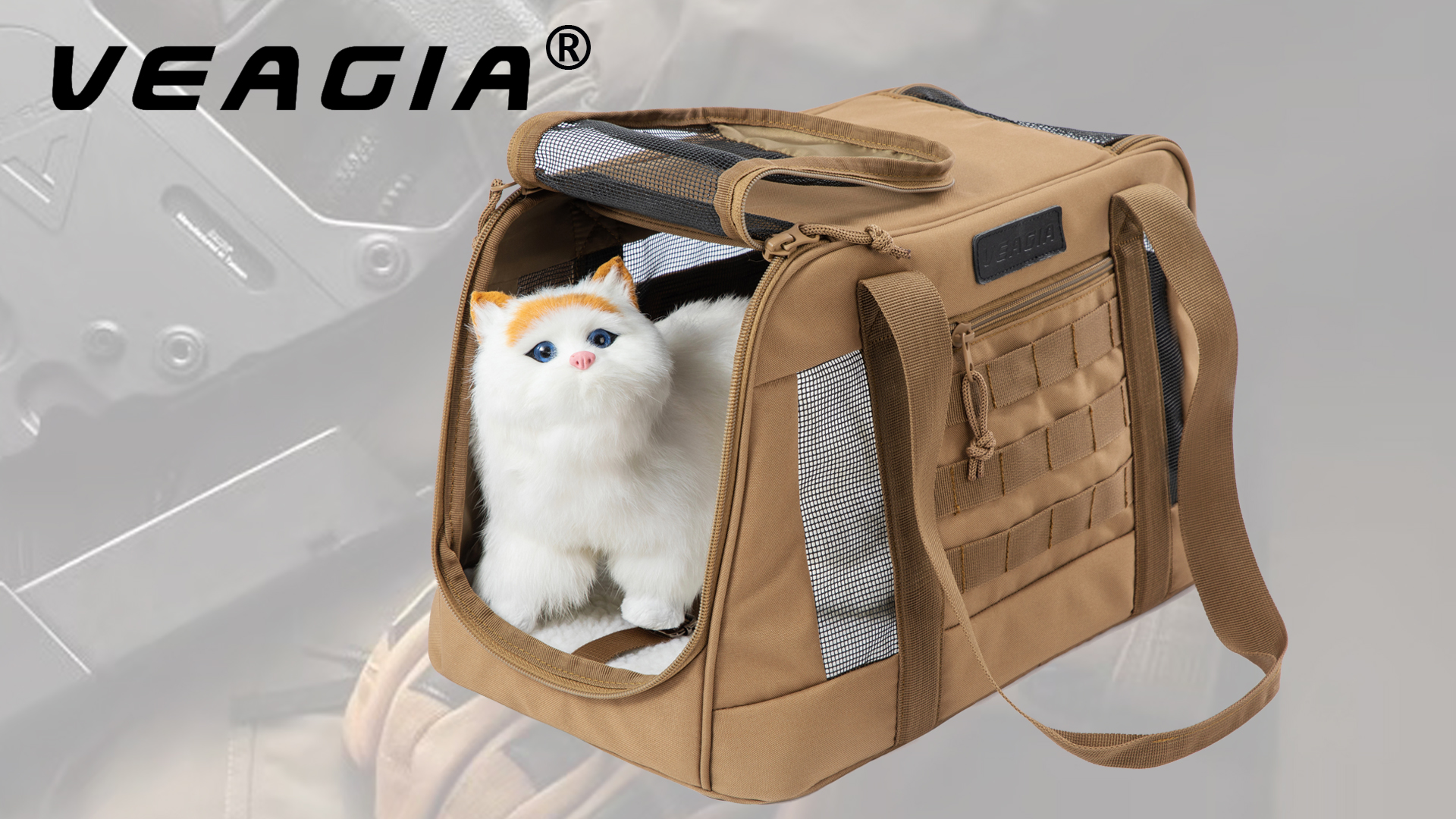 Watch VEAGIA Pet bag Pet carrier Small Animal Carriers on Amazon Live