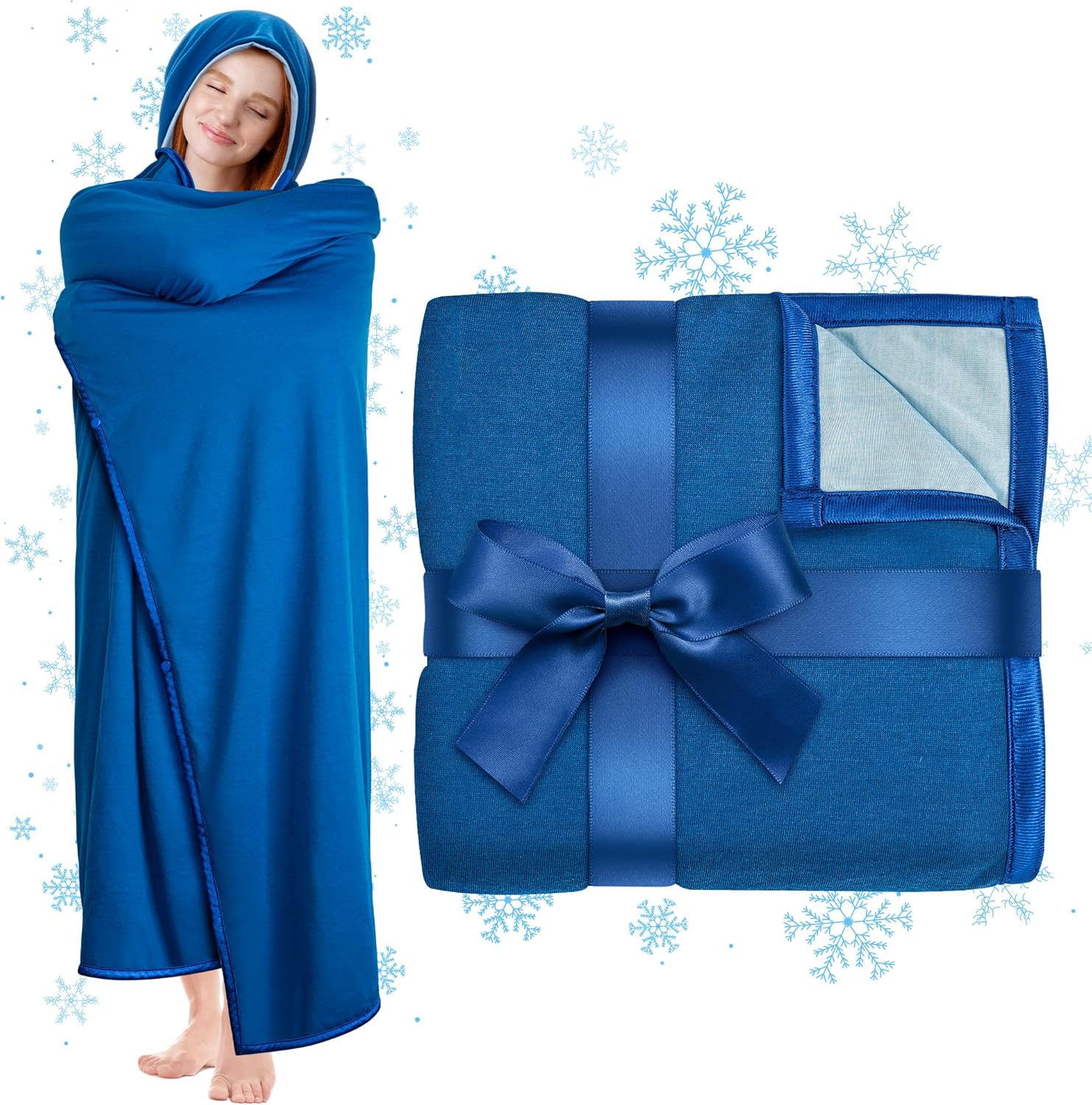Amazon.com: Cooling Wearable Throw Blanket For Hot Sleepers ...