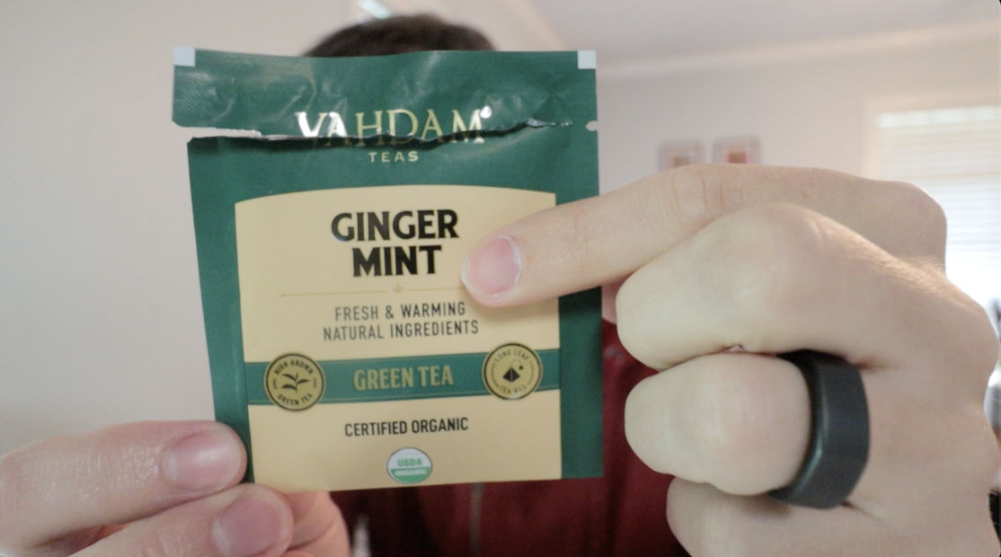 Watch Taste Test& Vahdam Organic Ginger Mint Tea on Amazon Live