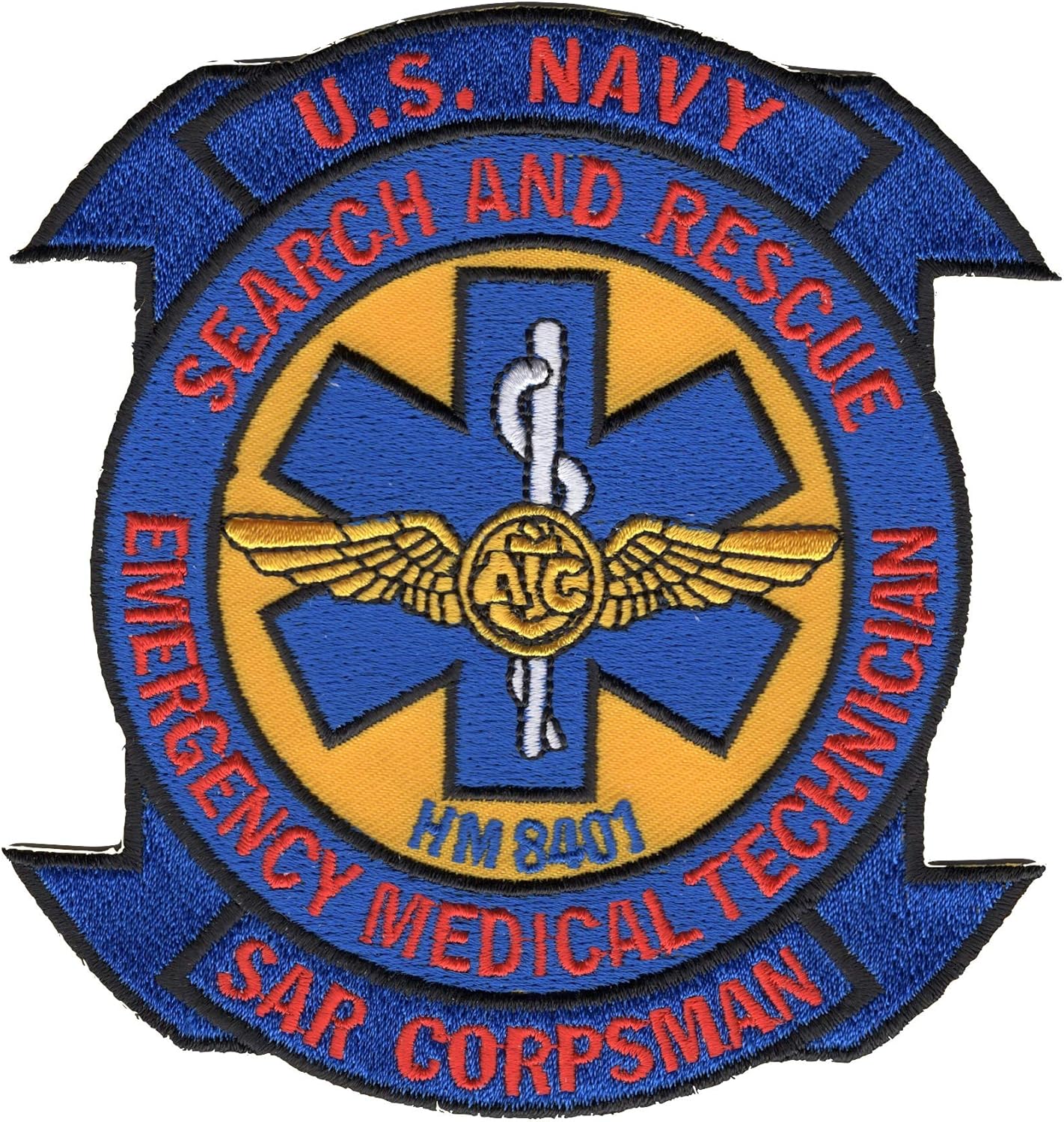 Amazon.com: SAR Search and Rescue Corpsman EMT Air Ambulance Patch ...