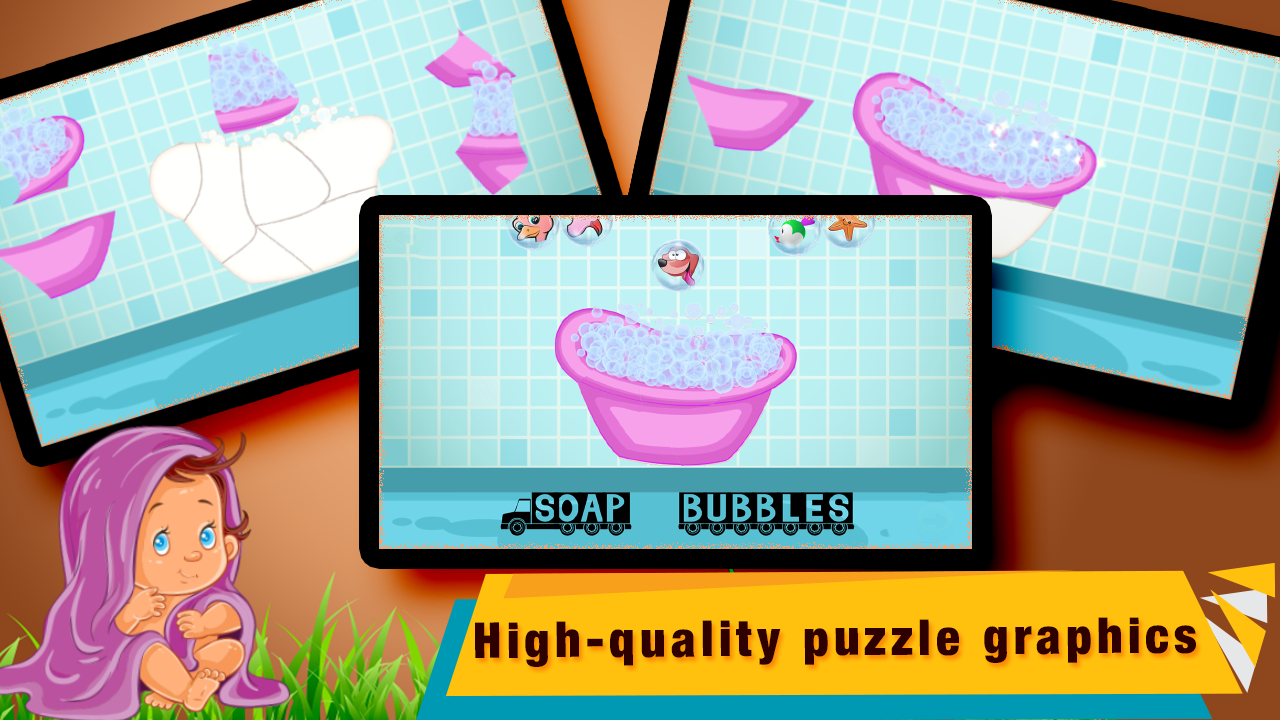 Baby bath puzzle game for kids - App on Amazon Appstore